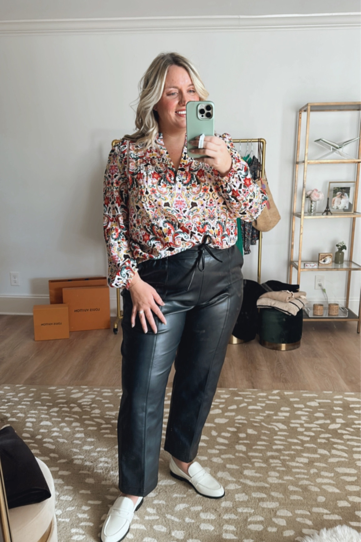 Anya Mary Jane flats in metallic curated on LTK