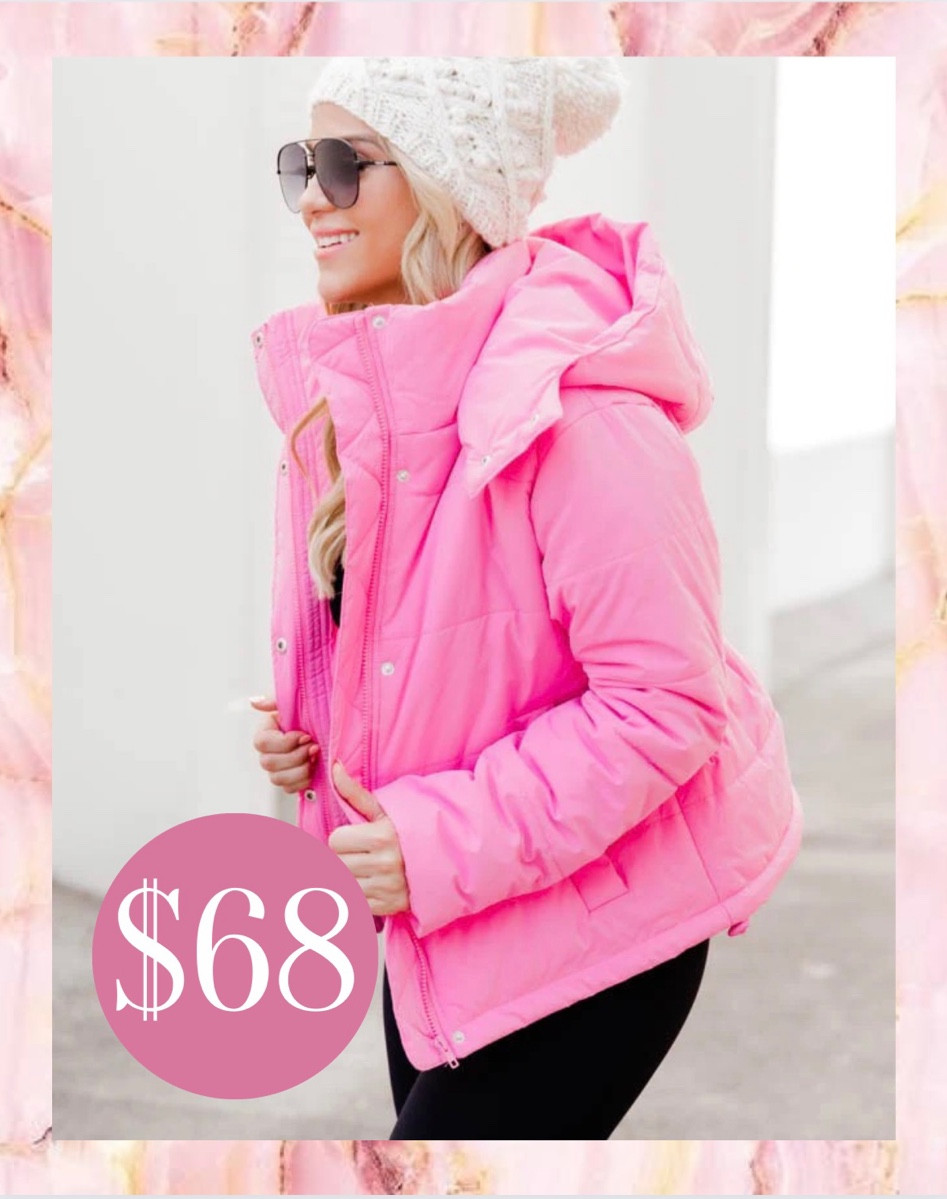 Better Yet Pink Hooded Puffer … curated on LTK