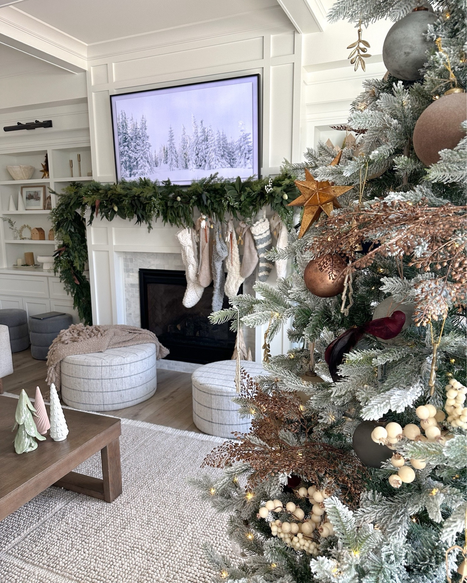 Snowy 9' Faux Pine Tree curated on LTK