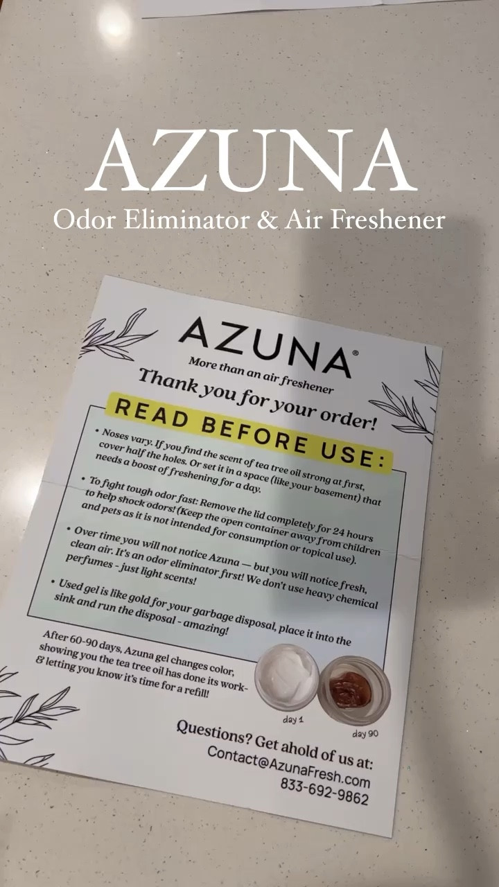 Azuna All-Natural Odor Remover Gel … curated on LTK