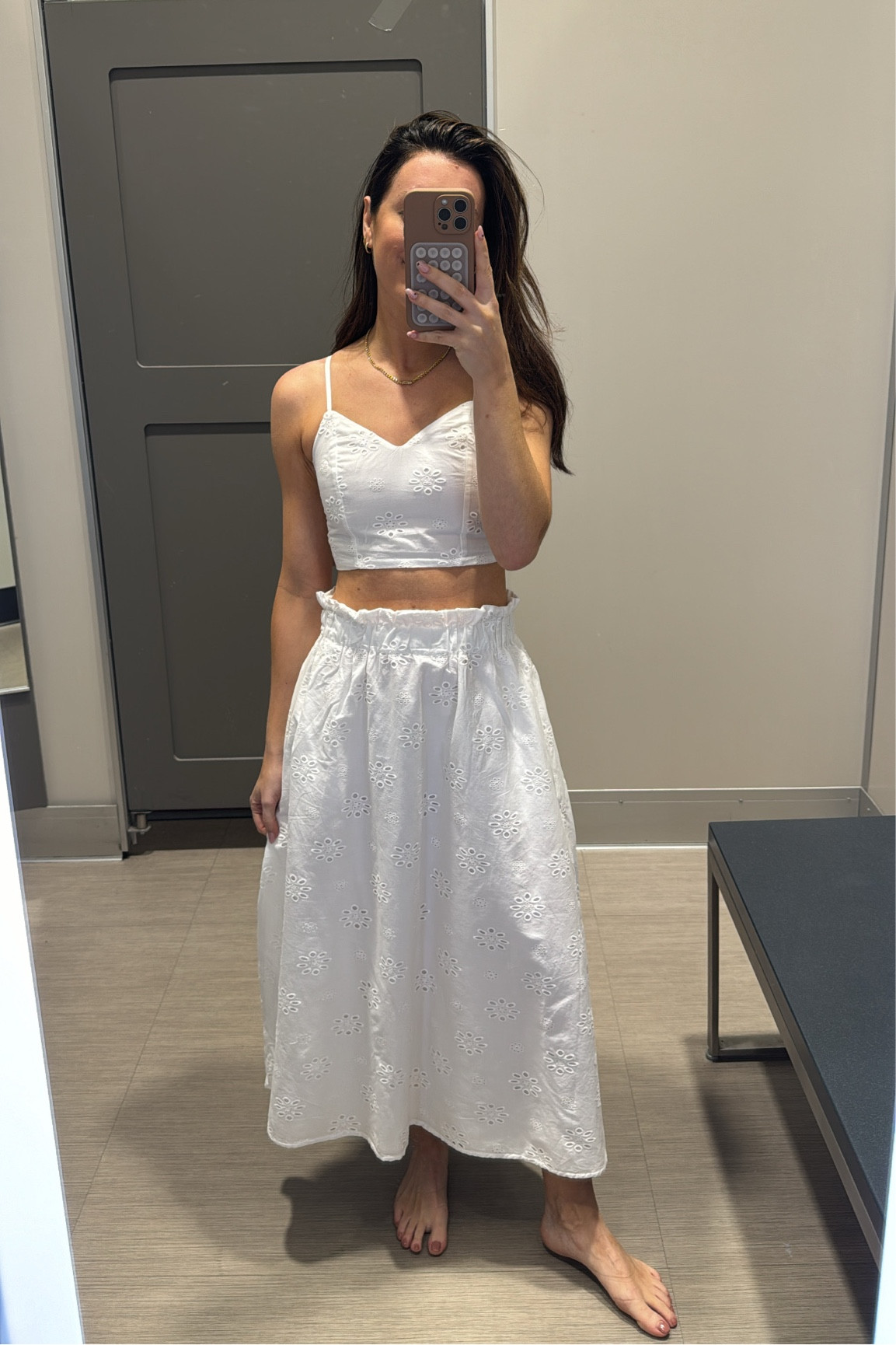 Women's Eyelet Bra Tank Top - … curated on LTK