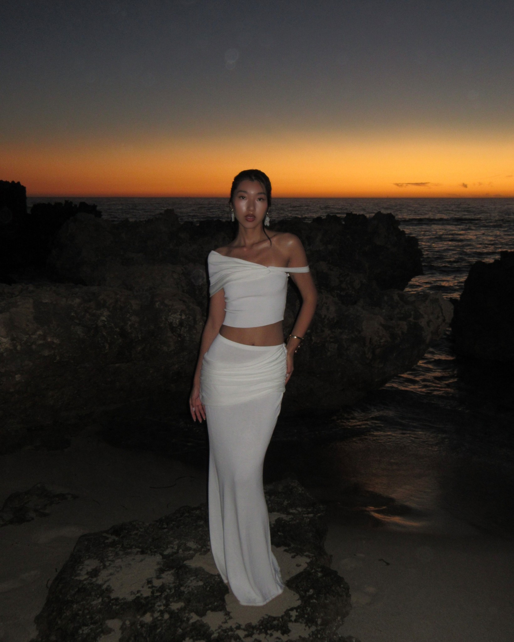 Gathered Knit Top - Ivory curated on LTK