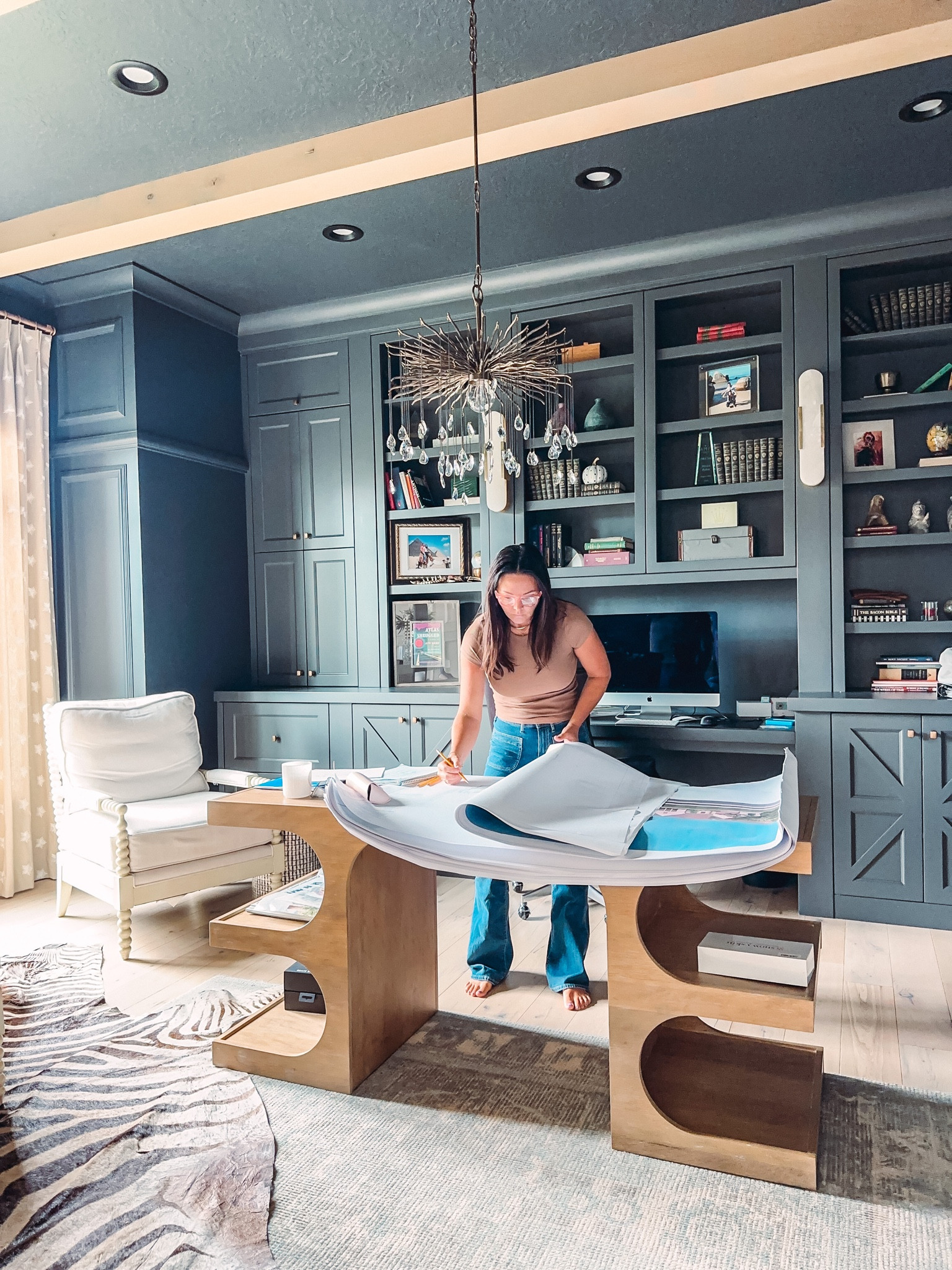 Celie 64'' W Rectangle Writing Desk curated on LTK