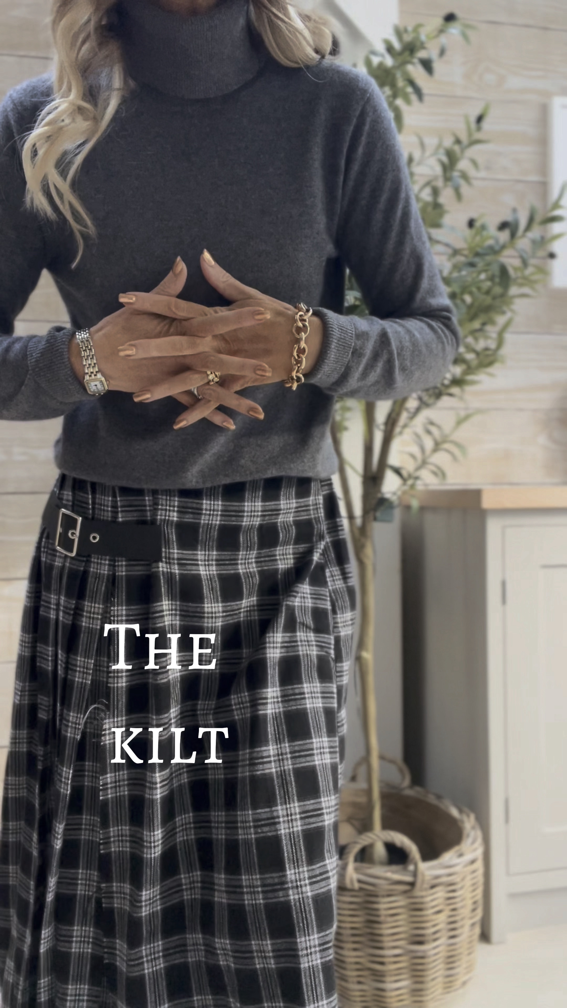 COLLUSION maxi kilt skirt in … curated on LTK