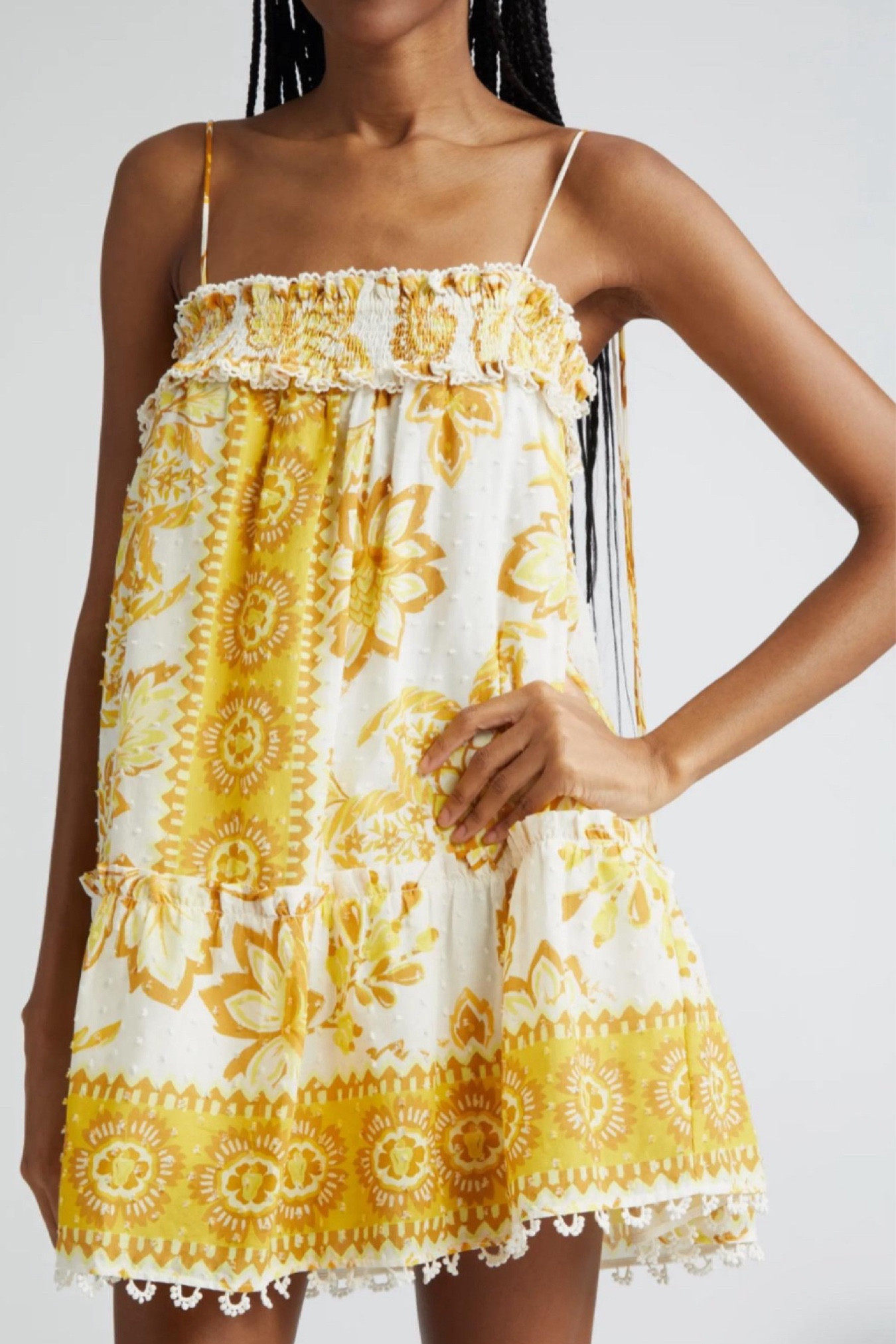 FARM Rio Aura Floral Ruffle Cotton … curated on LTK