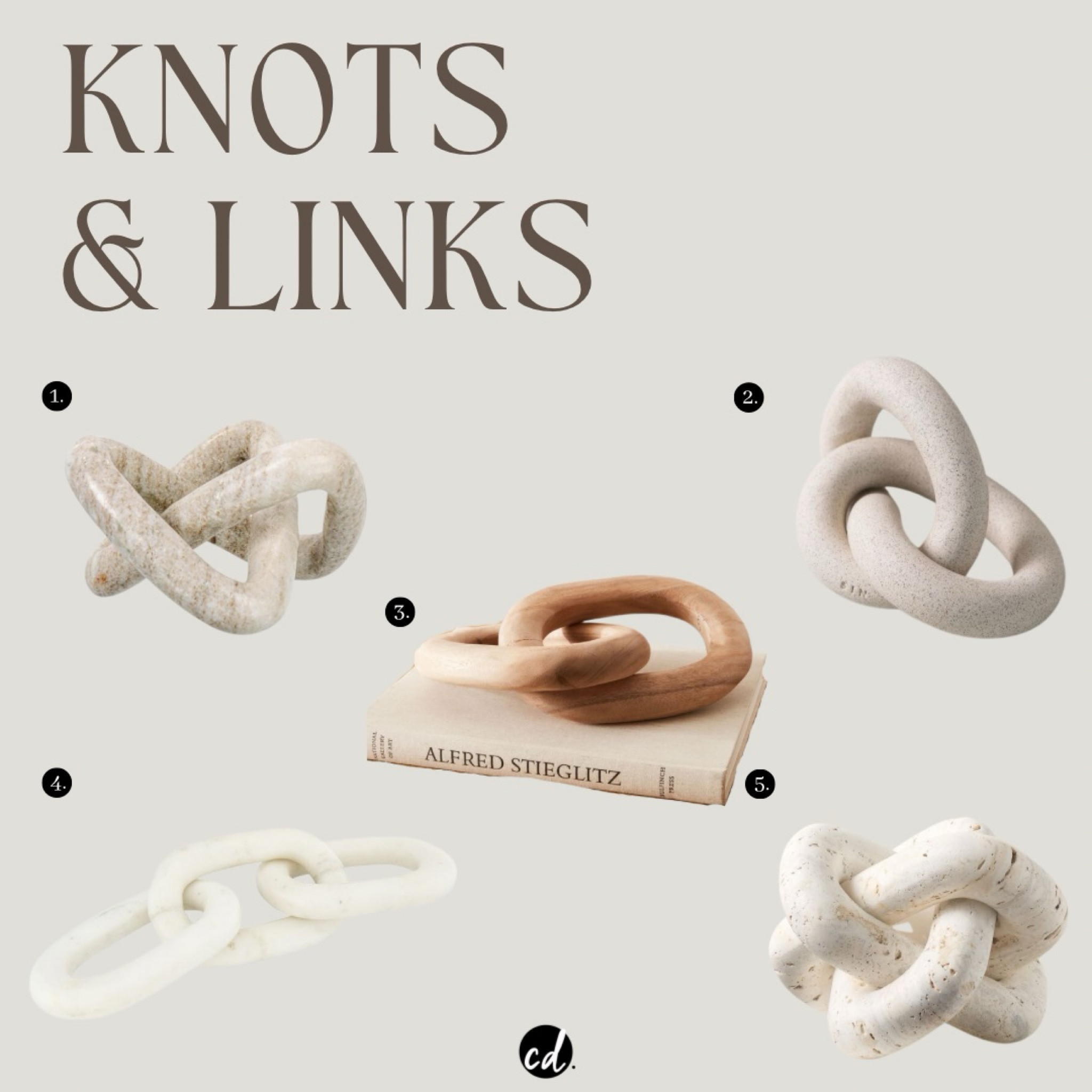 Variegated Marble Link Knot … curated on LTK