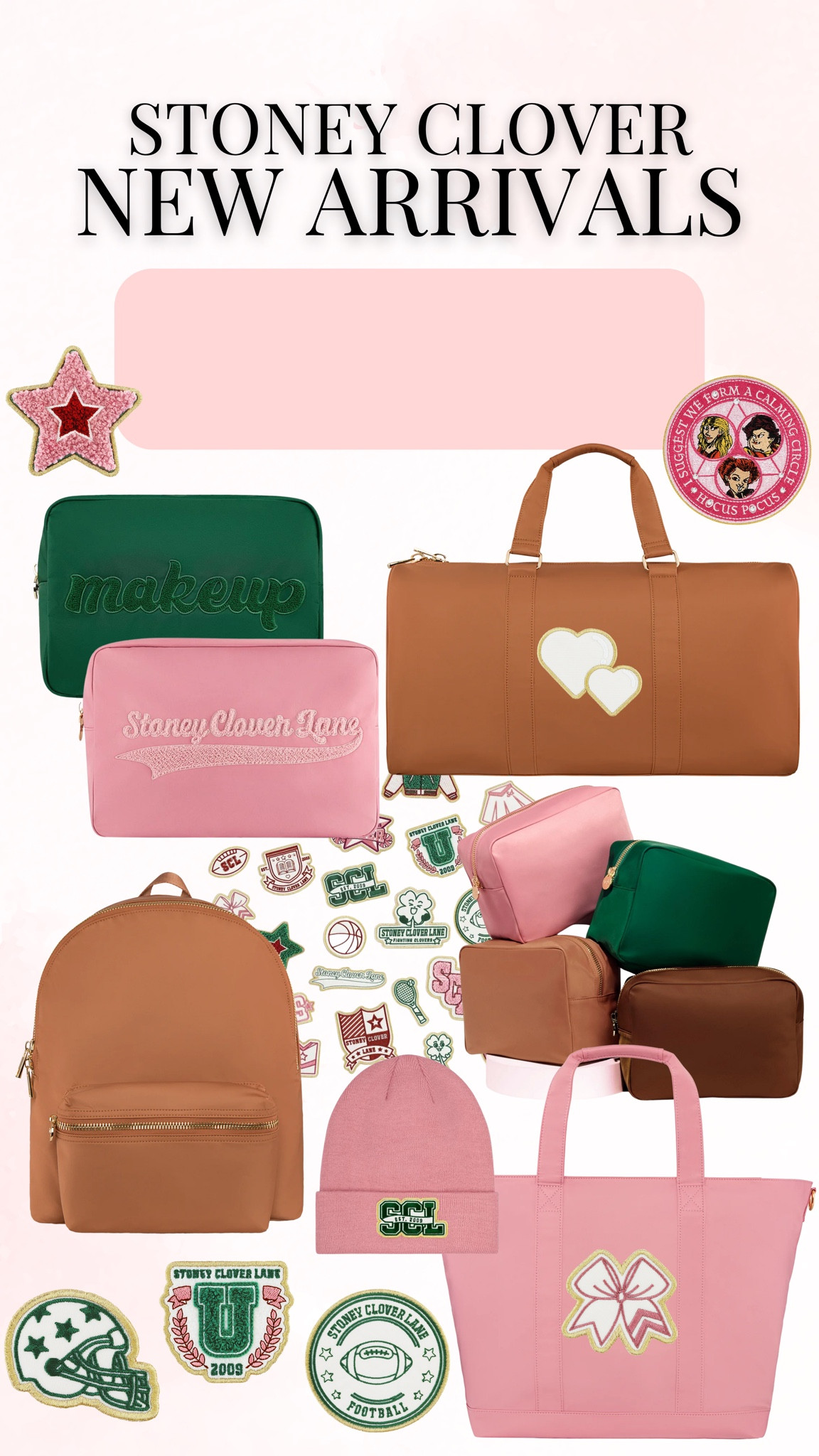 Varsity Star Patch Pink/Red curated on LTK