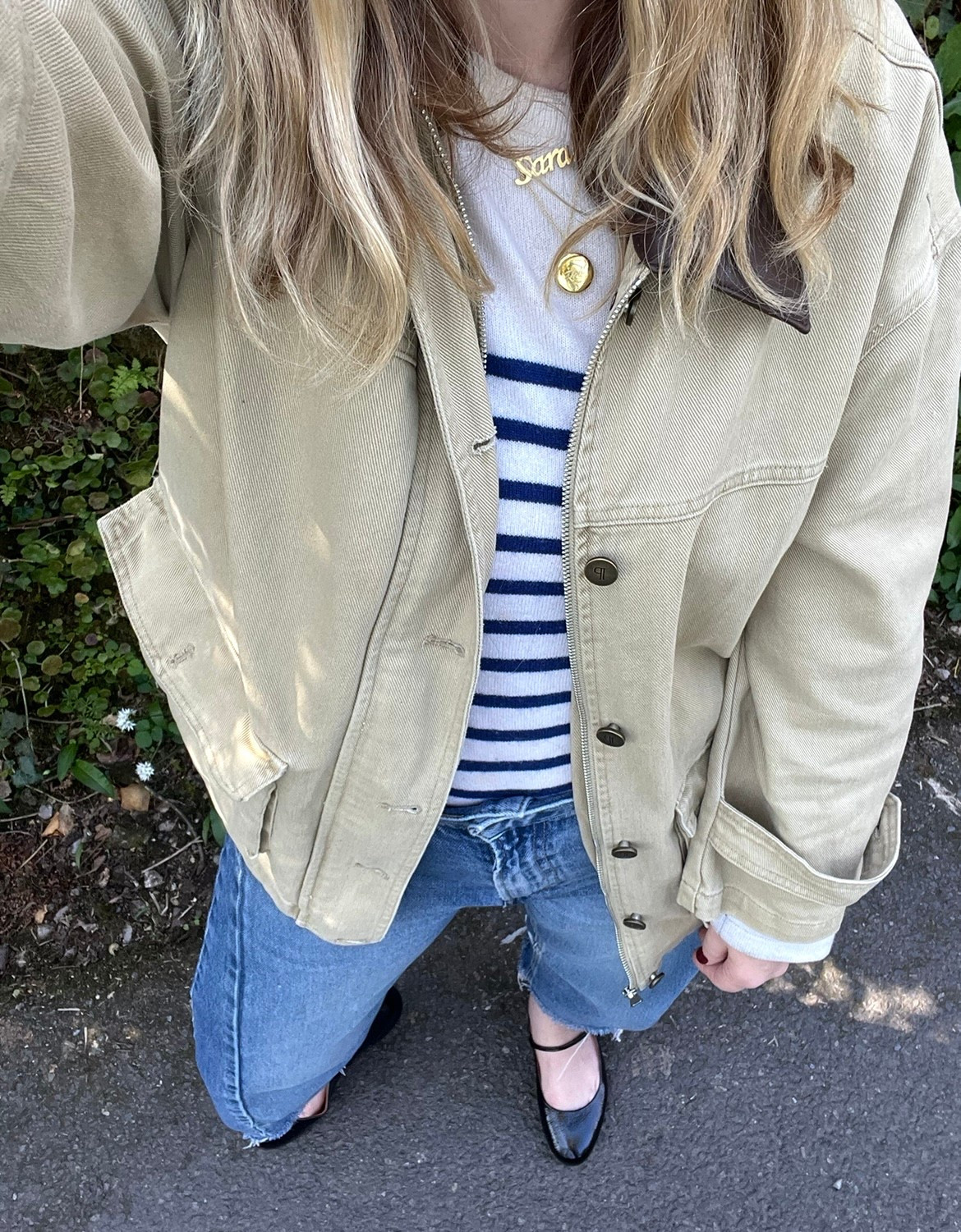 Pilcro Faux-Leather Collar Barn … curated on LTK