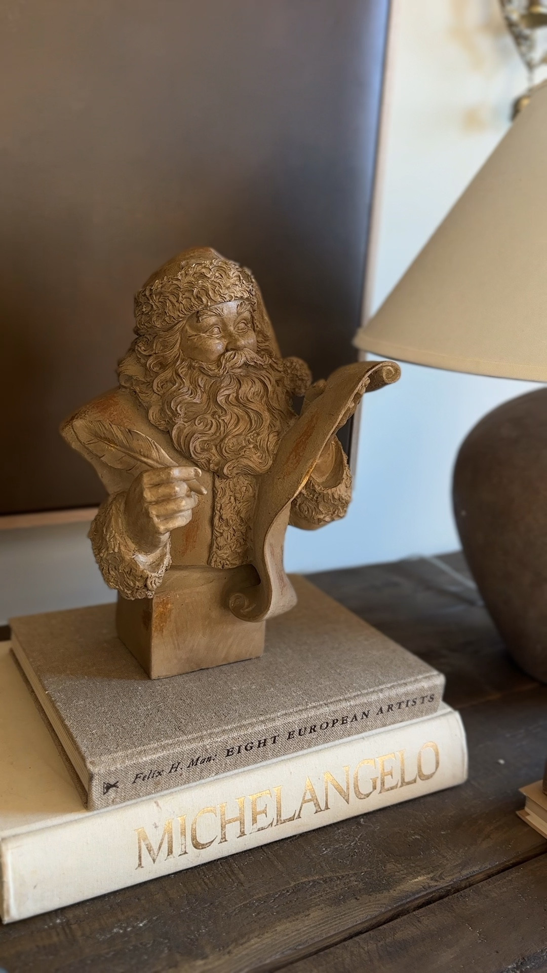 Gold Santa Bust, 13.1" curated on LTK