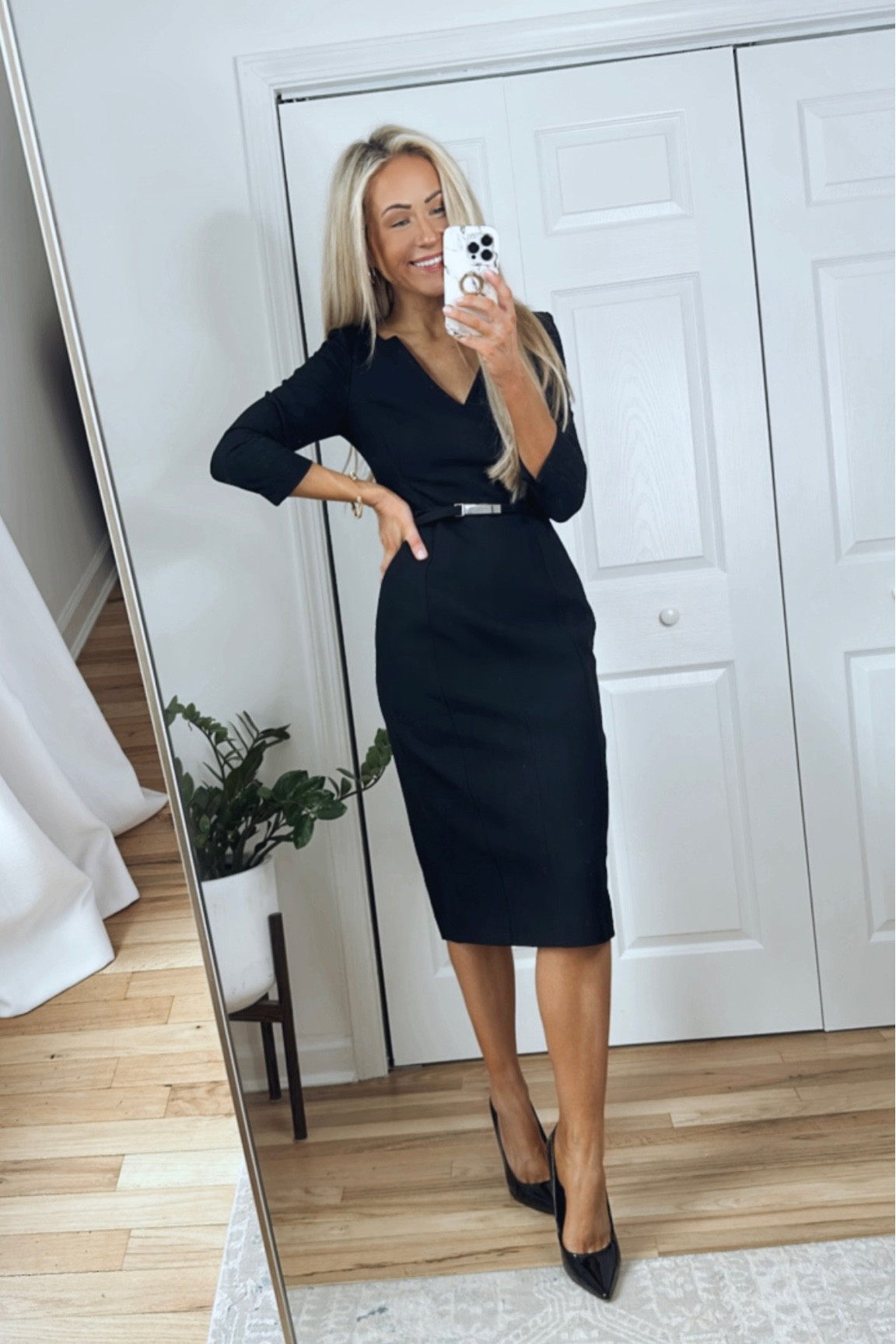 Forever Bar Belt Midi Dress curated on LTK