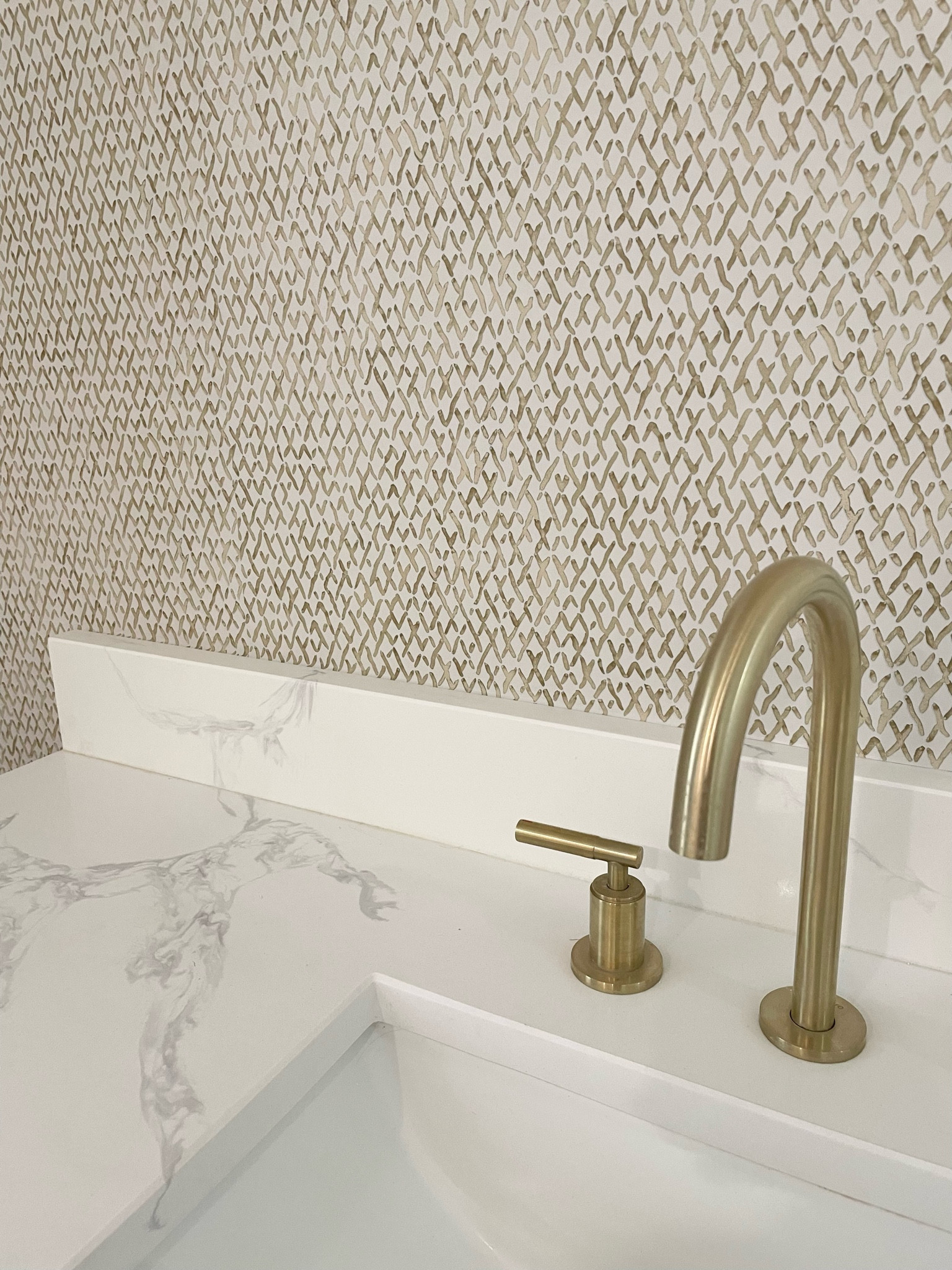 Metallic Crosshatch Wallpaper - … curated on LTK