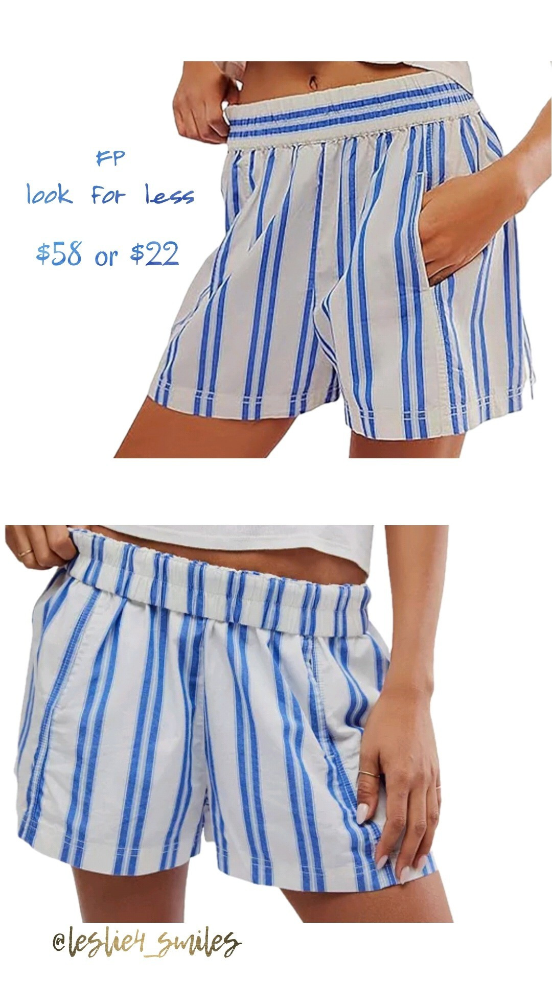 Get Free Striped Pull-On Shorts curated on LTK