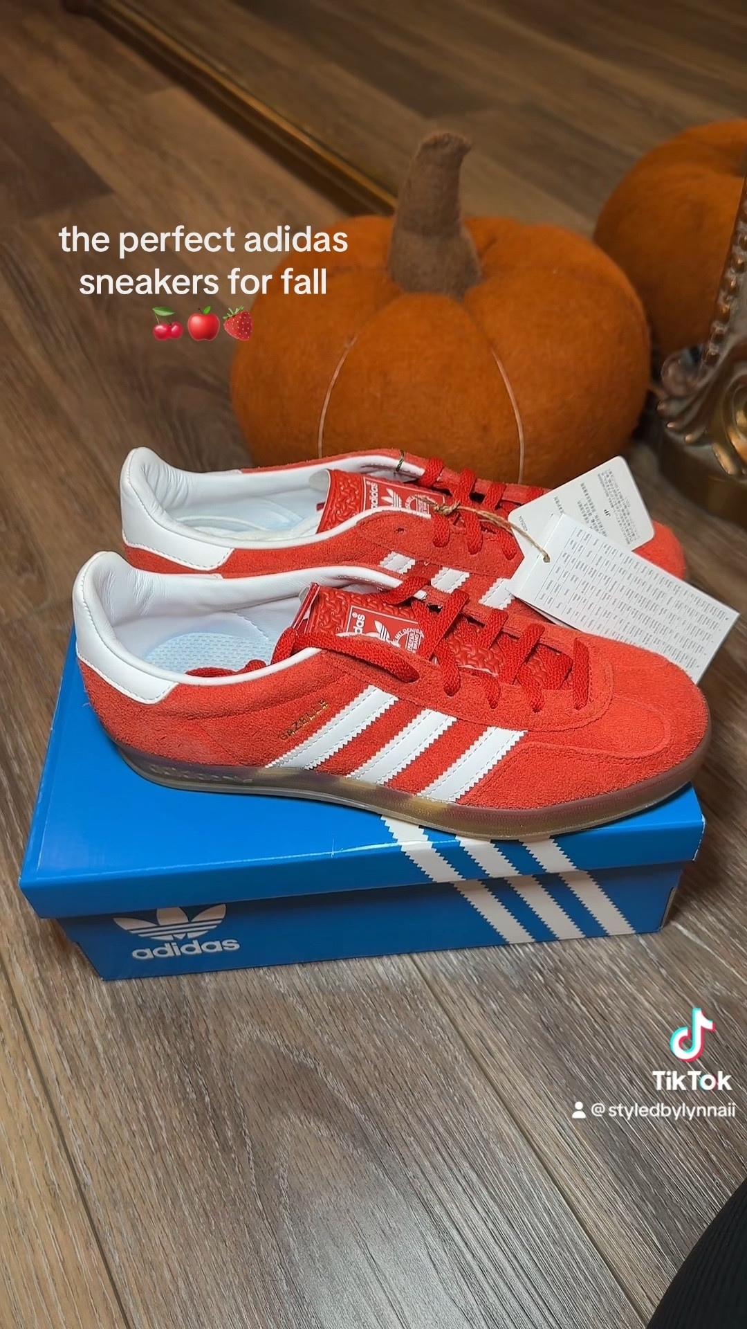 adidas GazelleScarlet Cloud White curated on LTK
