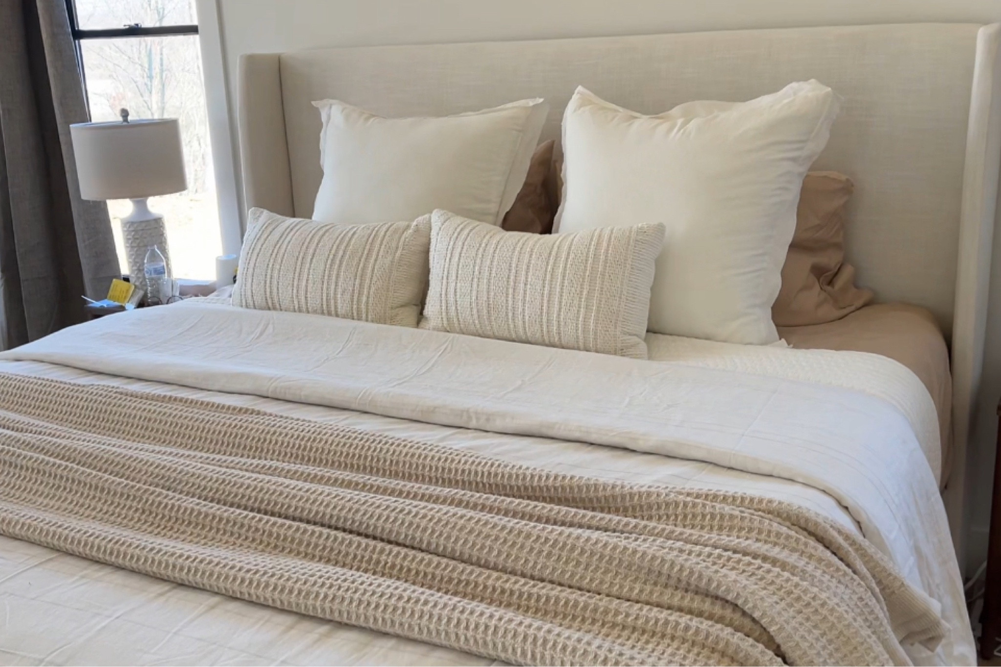 Tilly Upholstered Bed curated on LTK