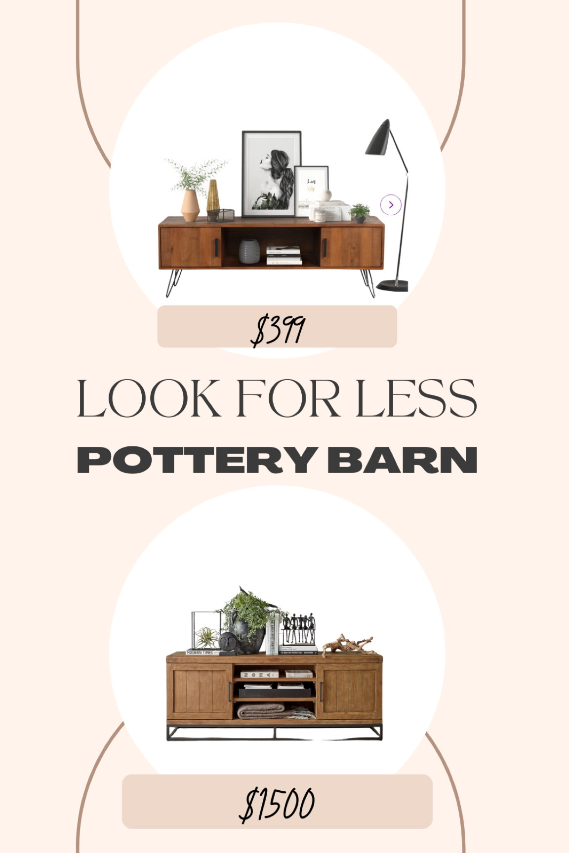 Stamford 60'' Media Console curated on LTK