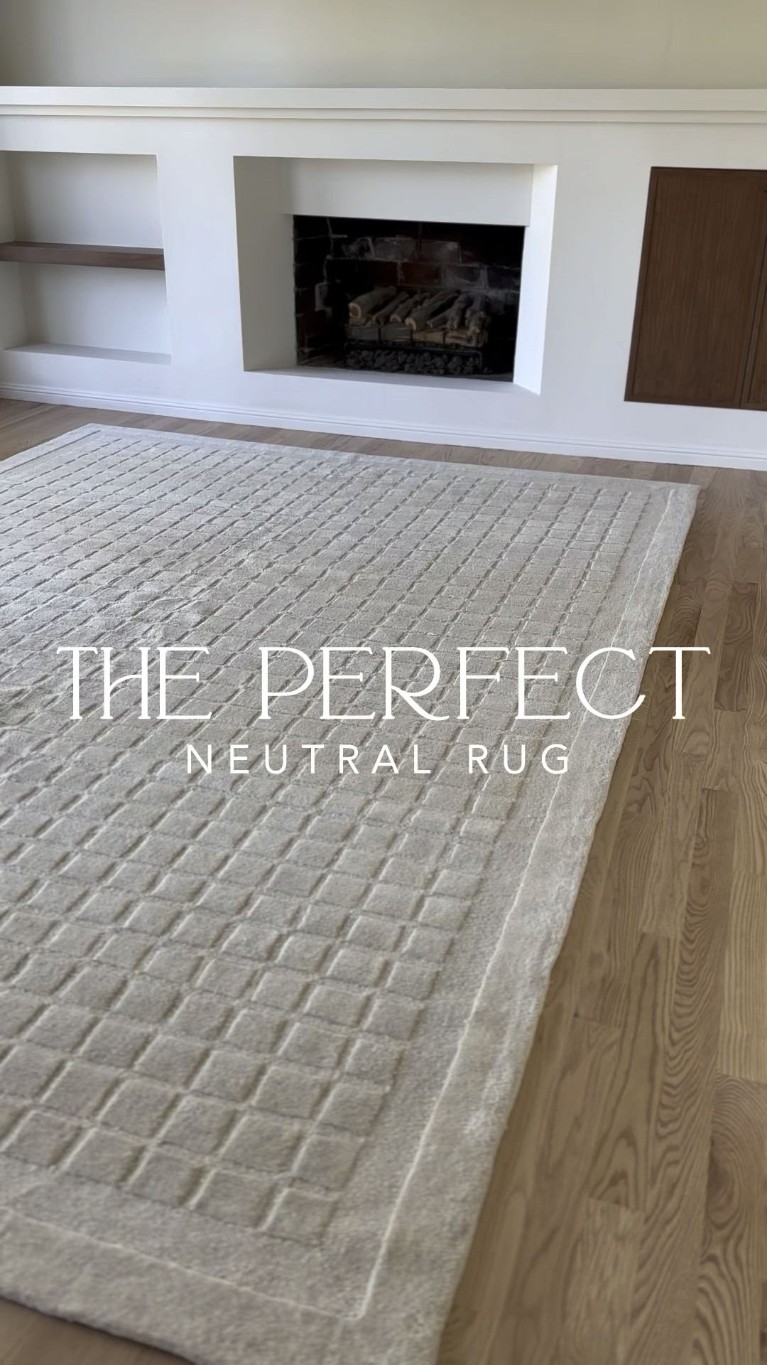 Fritz Checked Wool Rug curated on LTK