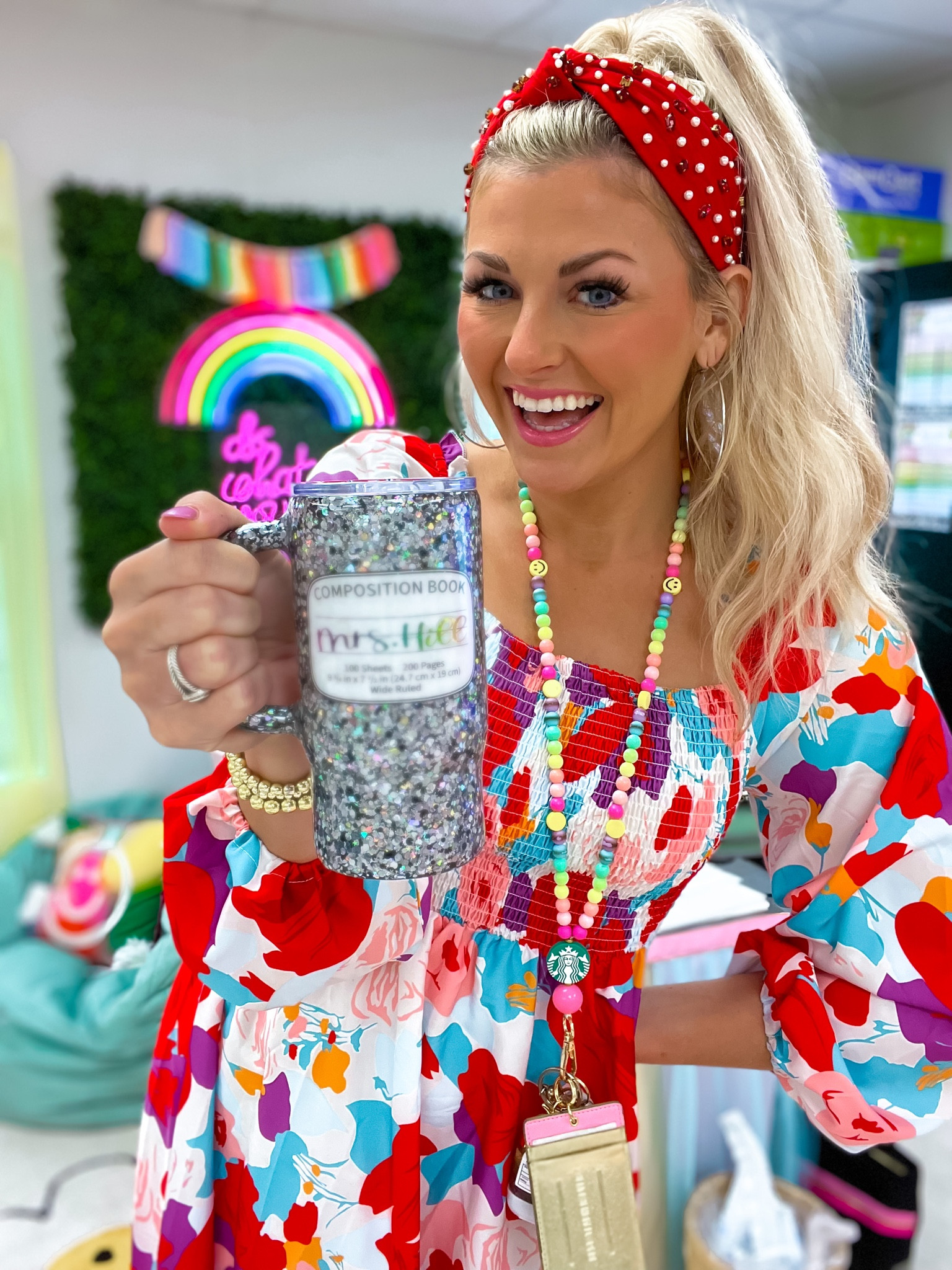 Floral Print Shirred Bishop Sleeve … curated on LTK