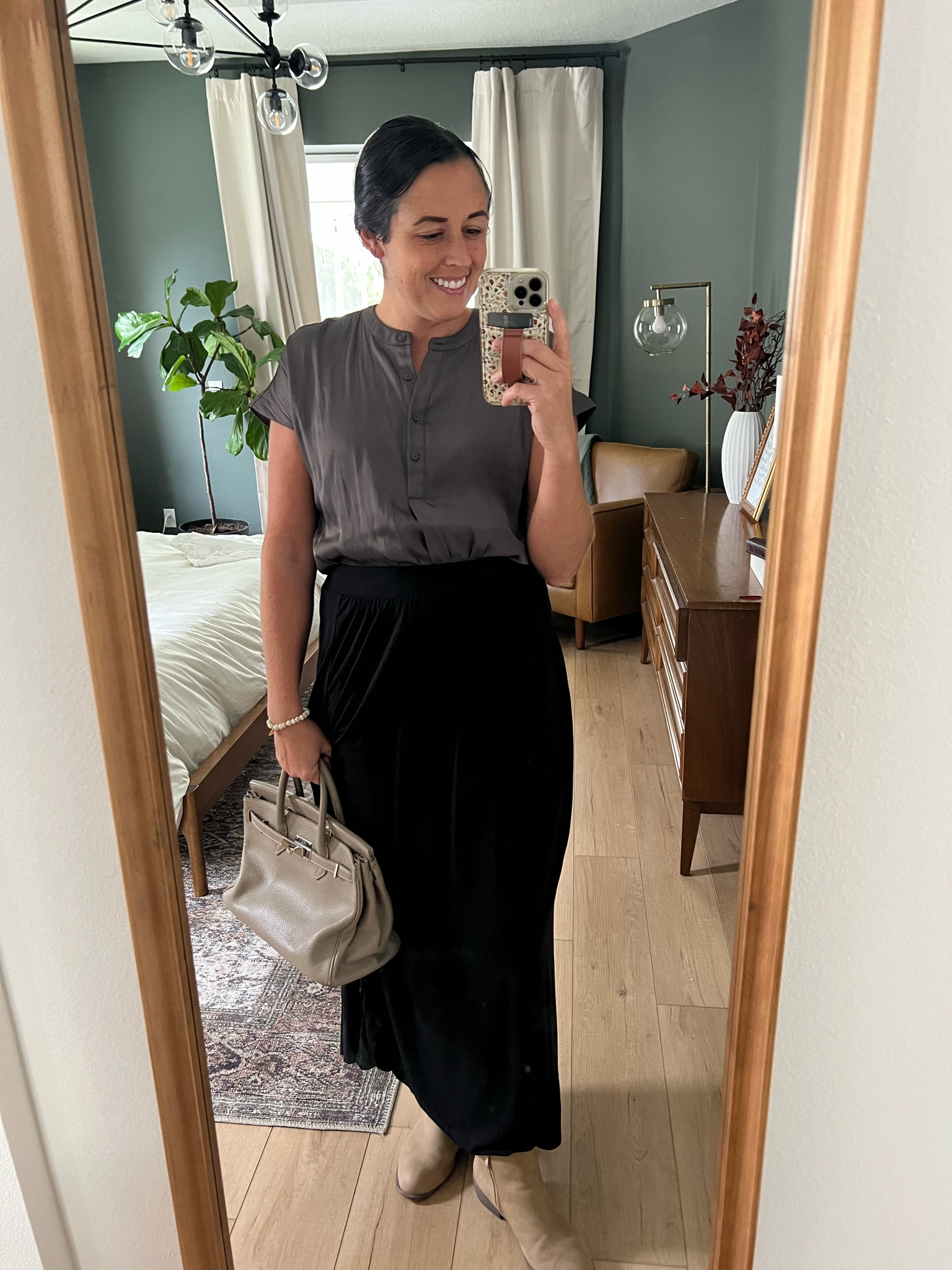 Dolman Sleeve Satin Popover Shirt … curated on LTK