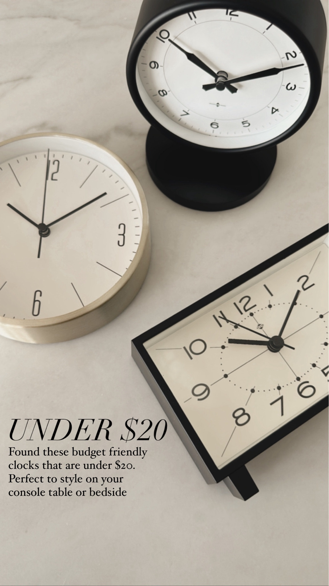 6" Rectangle Mantel Clock Black - … curated on LTK