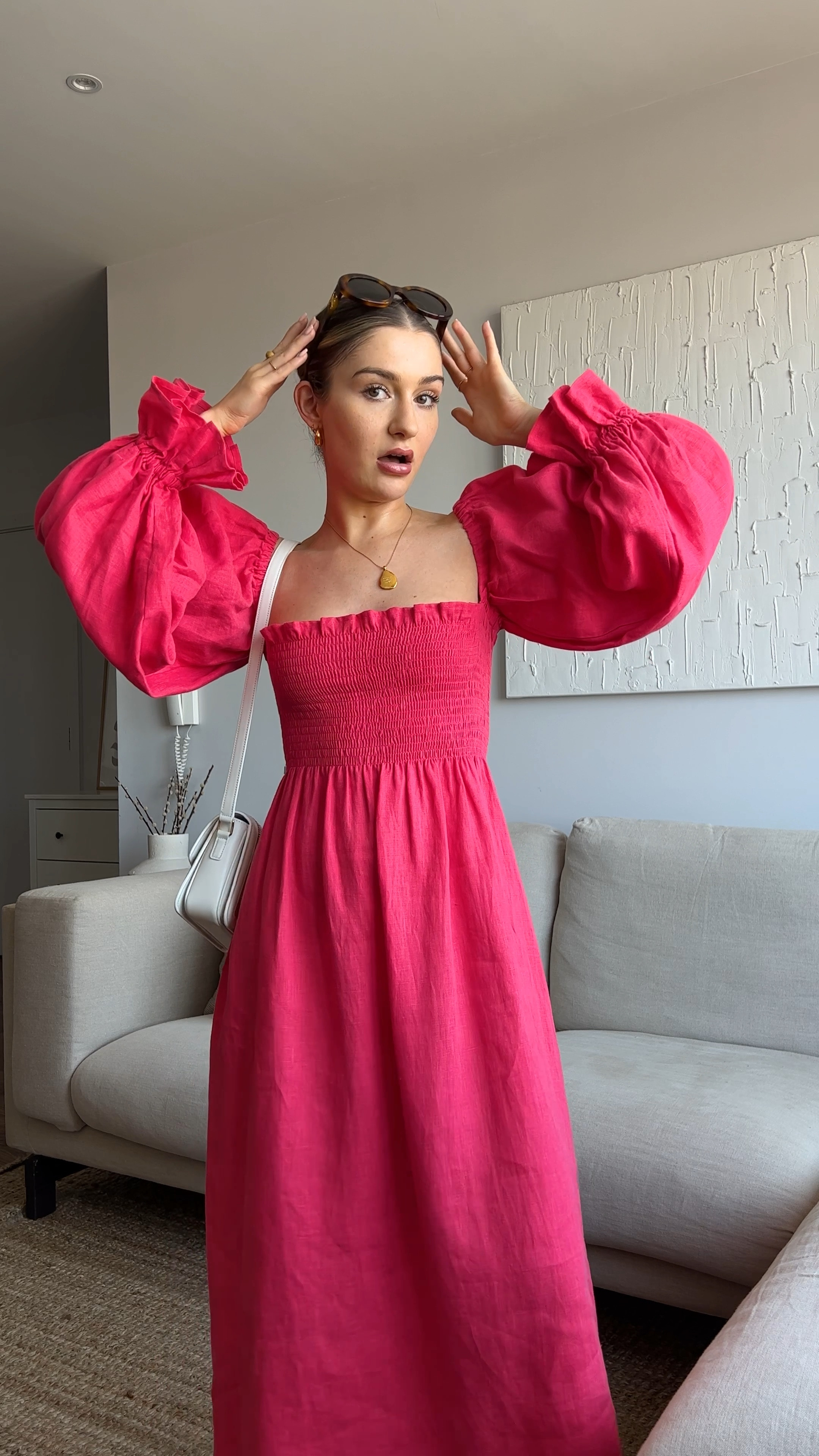 Sleeper Atlanta puff-sleeves Dress … curated on LTK