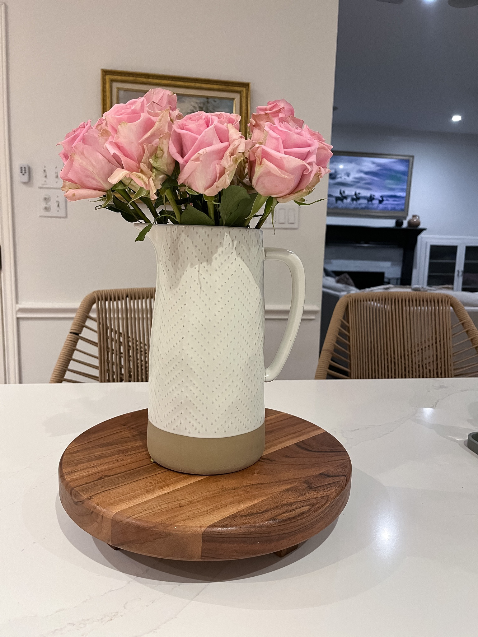 Round Footed Wood Serve Stand … curated on LTK