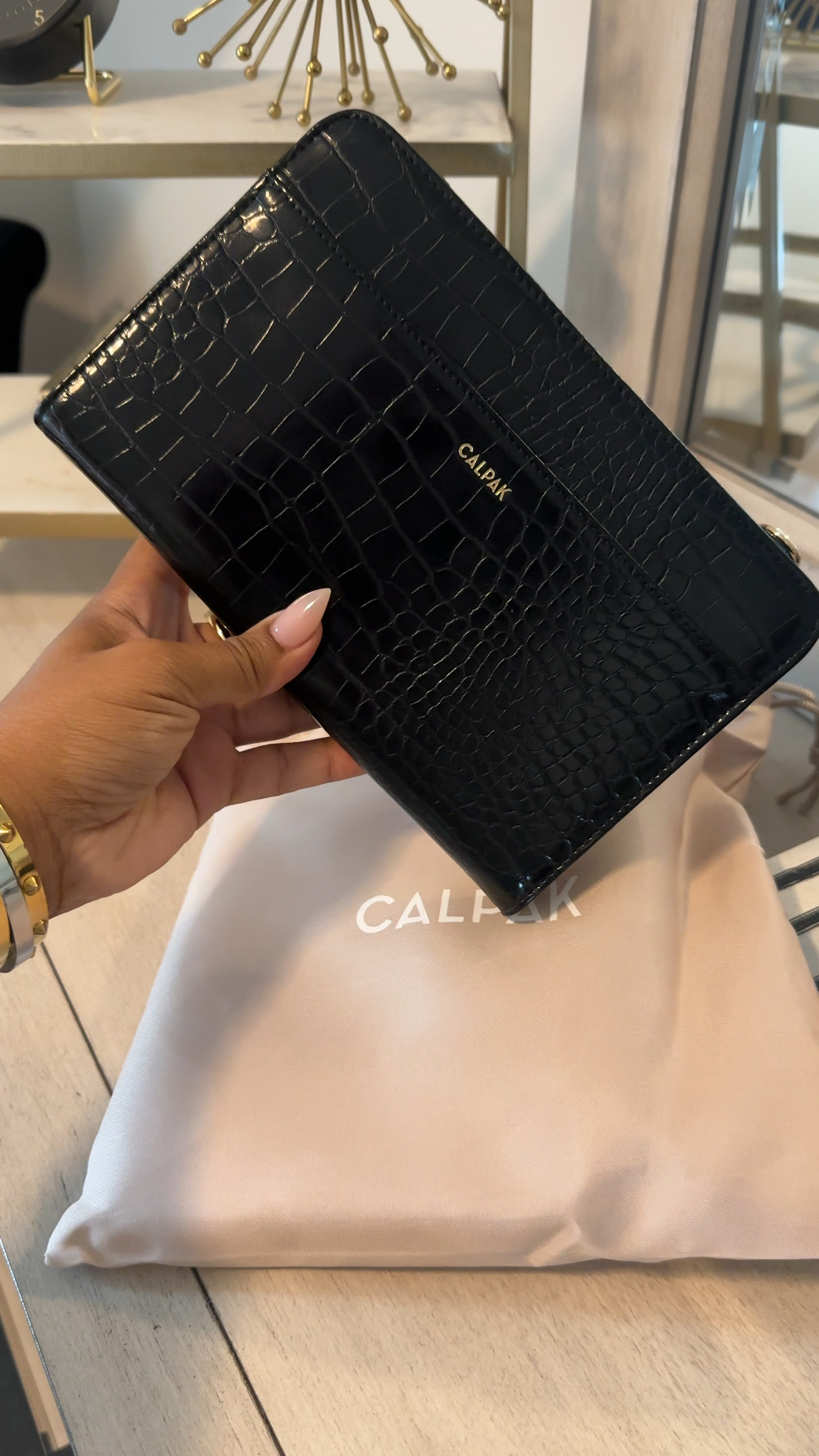 Travel Wallet - Croc curated on LTK