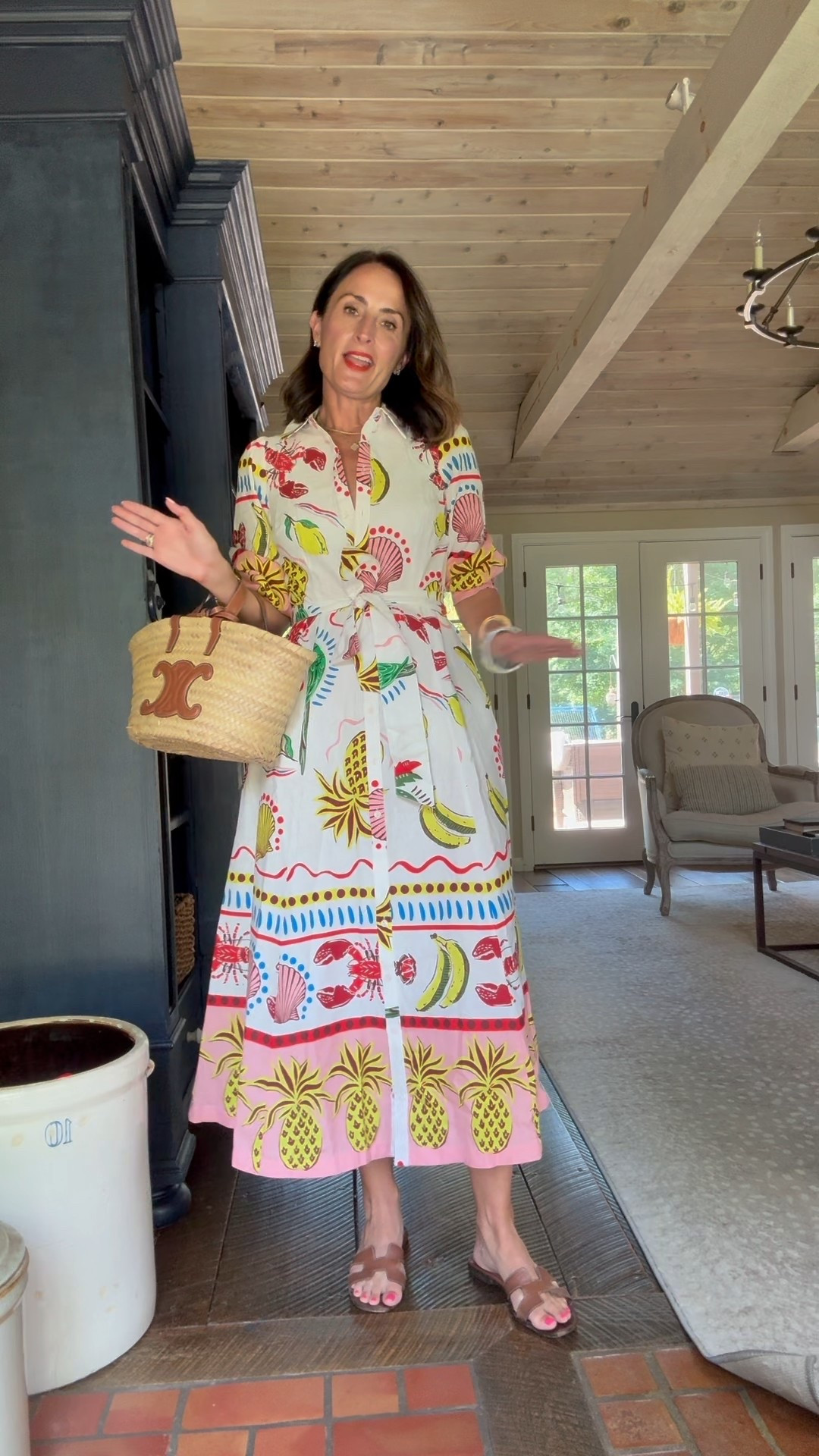 Clara Print Linen & Cotton Maxi … curated on LTK