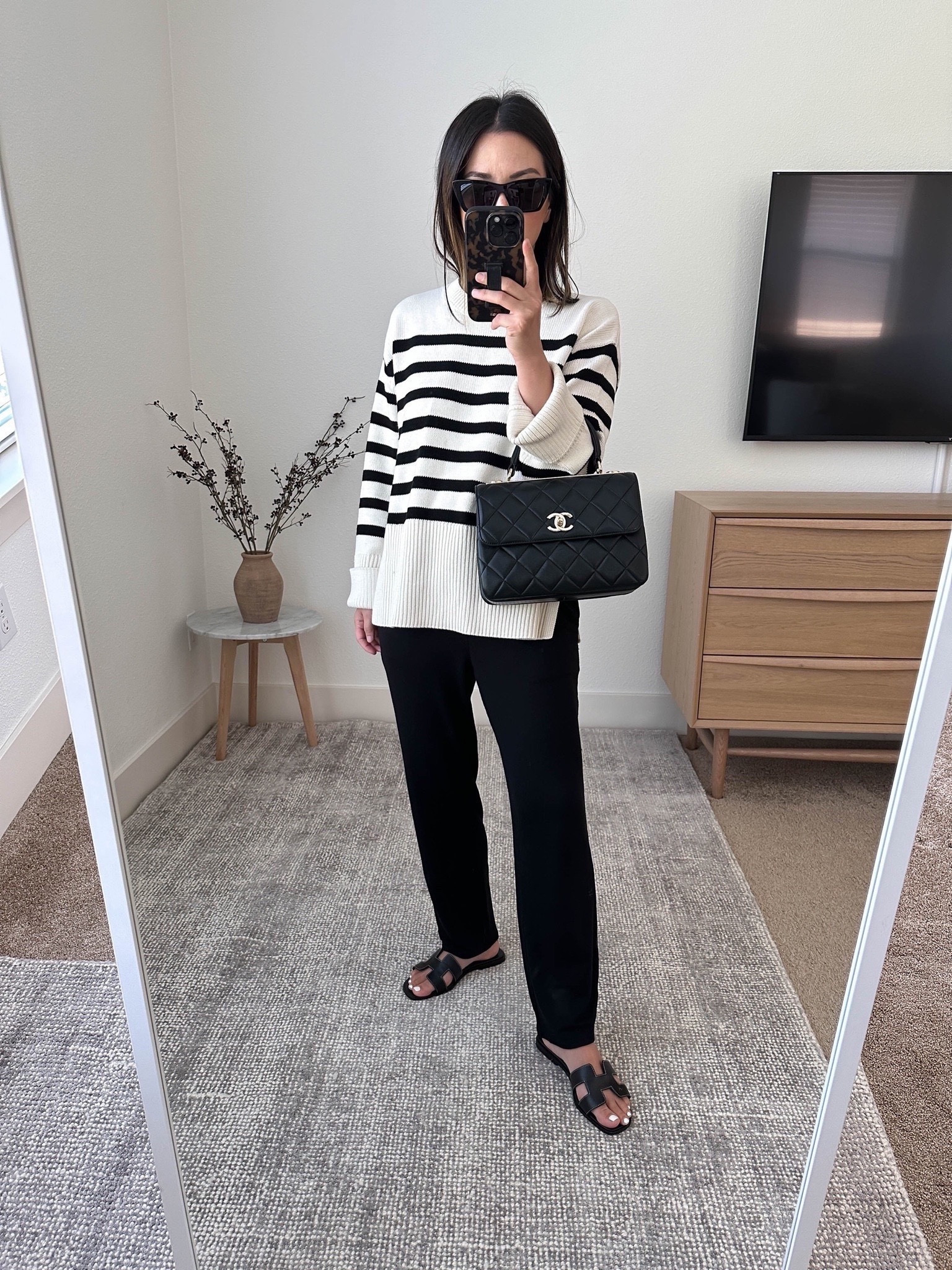 Stripe Crewneck Tunic Sweater curated on LTK