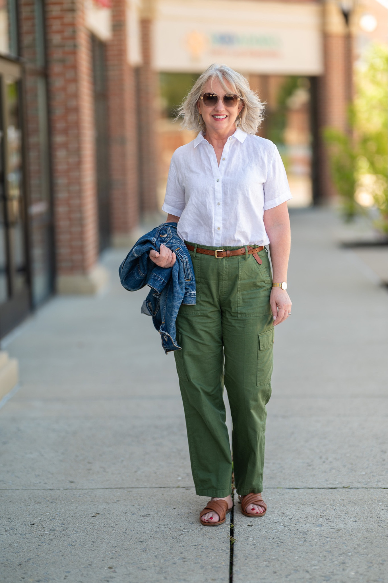 Kayla Short Sleeve Button-Up Top curated on LTK