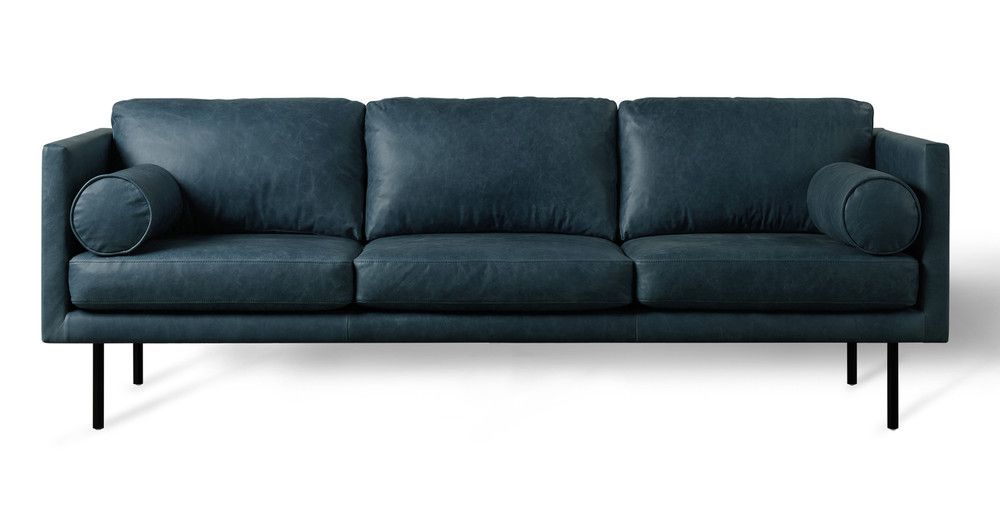 Spectre Luxe 81" Leather Sofa curated on LTK