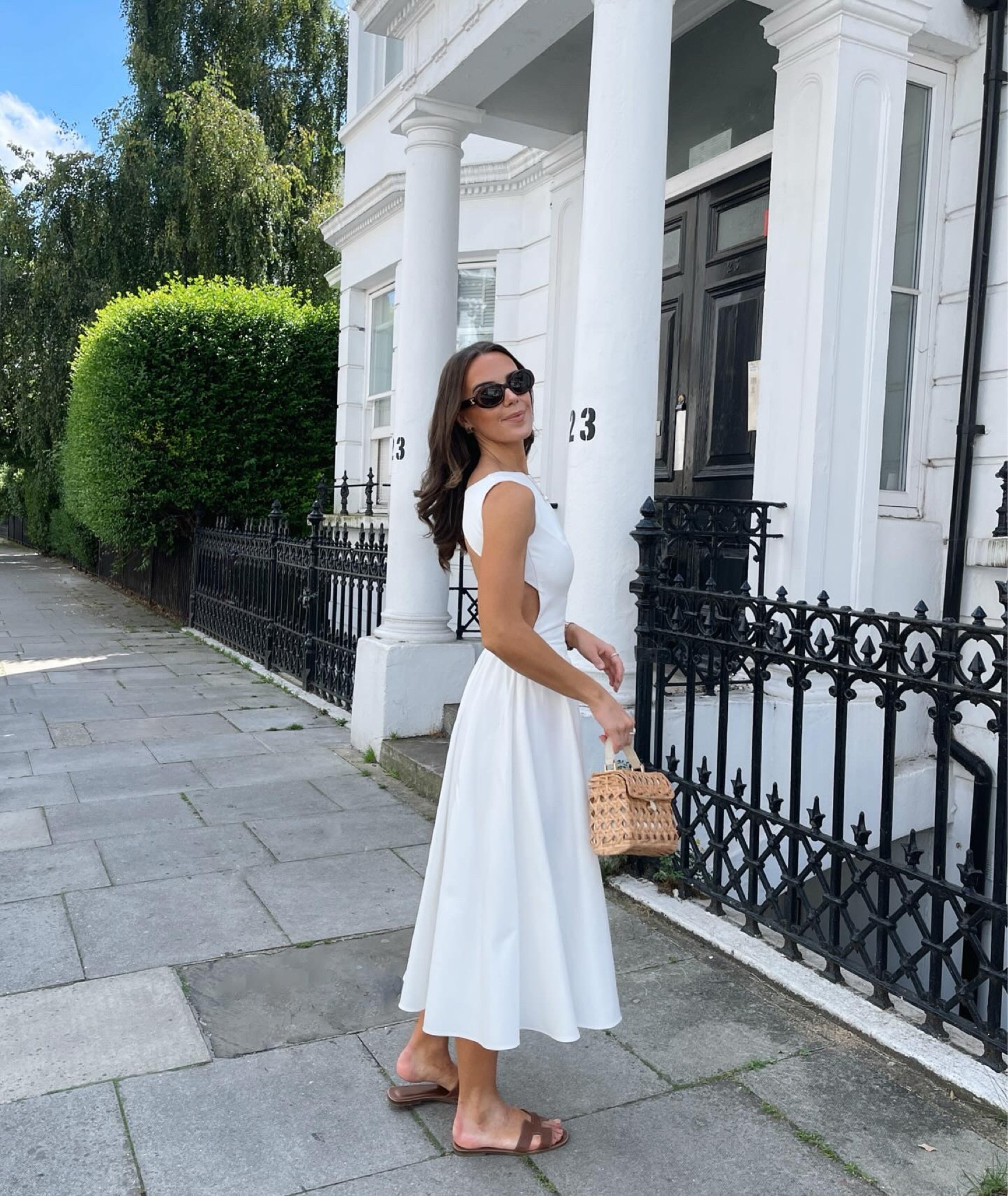 Cindy cut-out woven midi dress curated on LTK