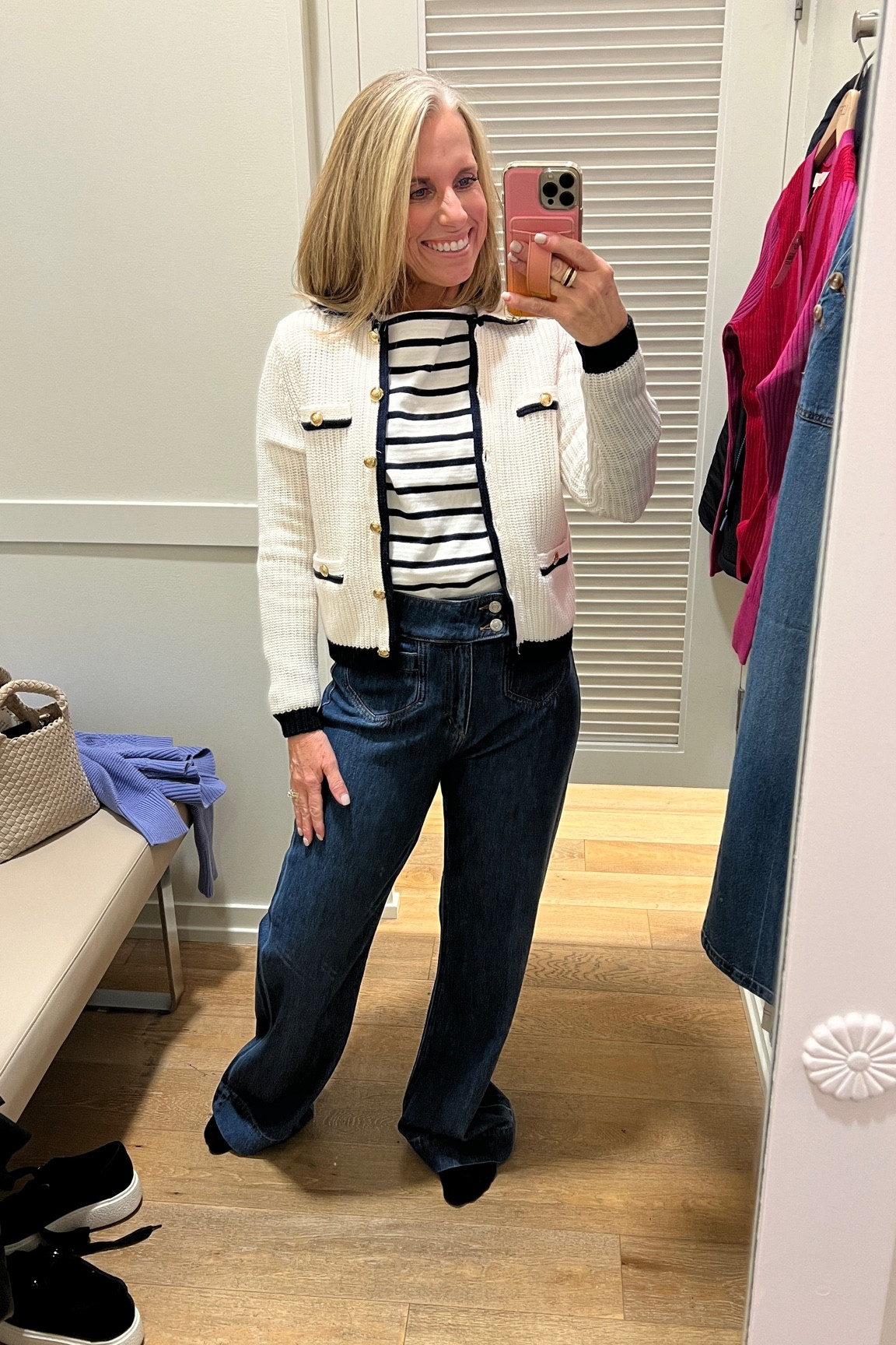 Tipped Ribbed Sweater Jacket curated on LTK