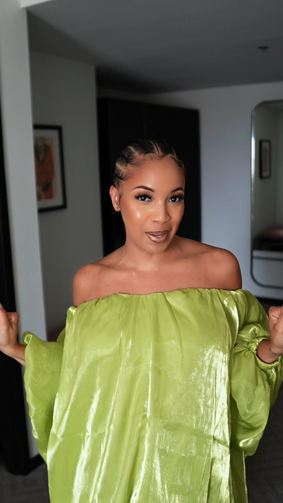 RENEE OVERSIZED SATIN MINI DRESS … curated on LTK