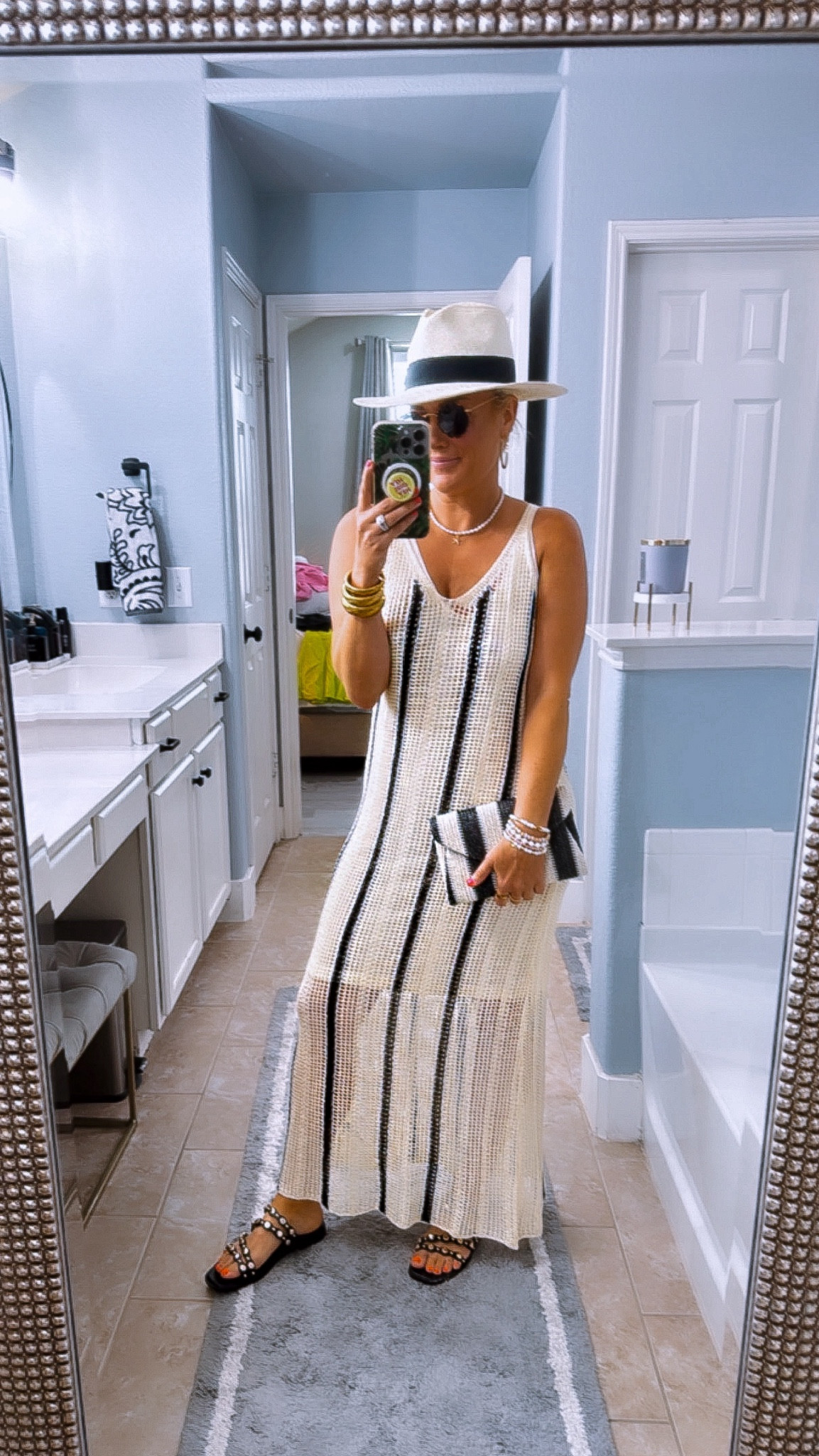 Women's Open Work Maxi Sundress - … curated on LTK