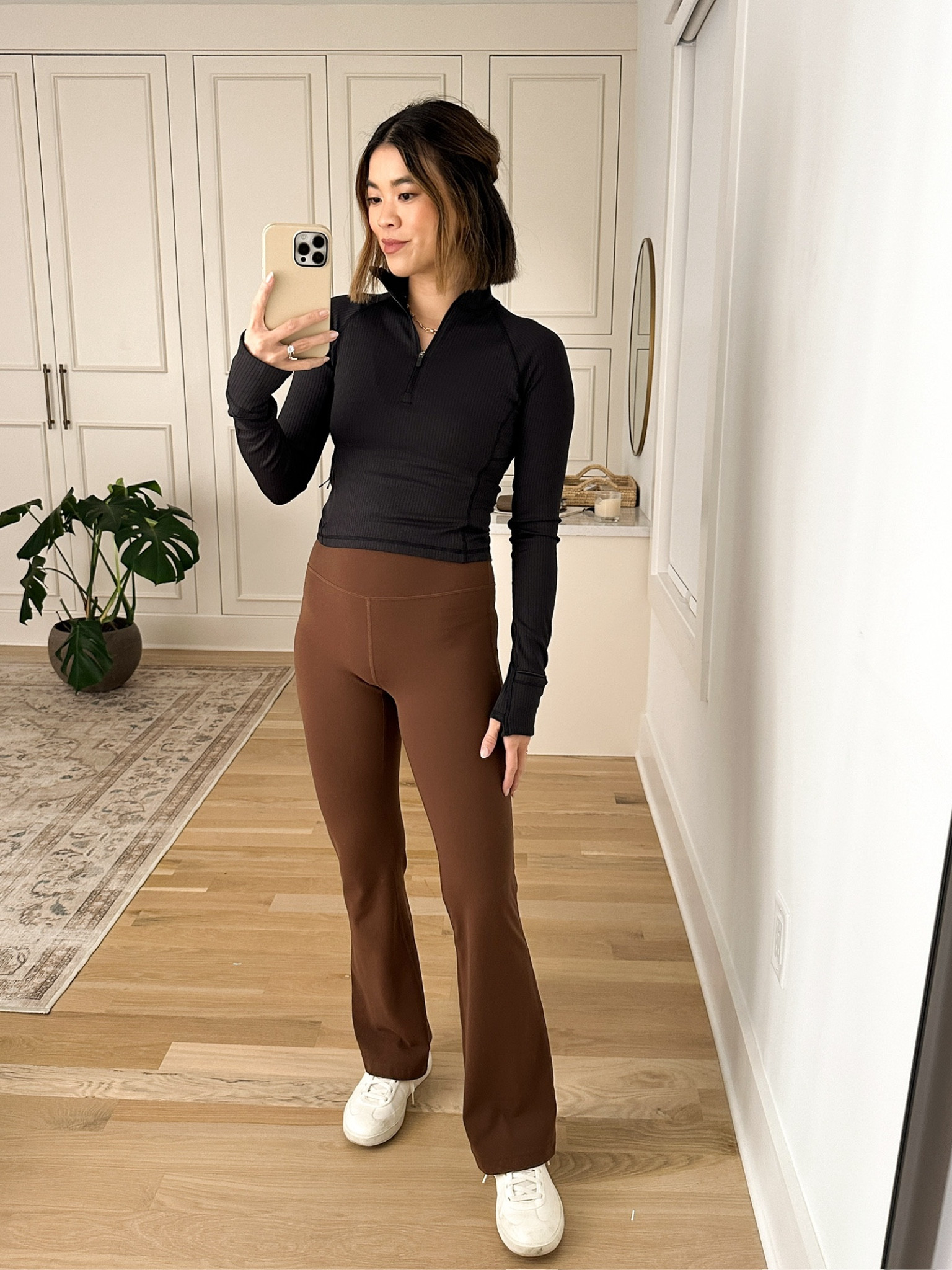 It's Rulu Ribbed Cropped Half Zip curated on LTK