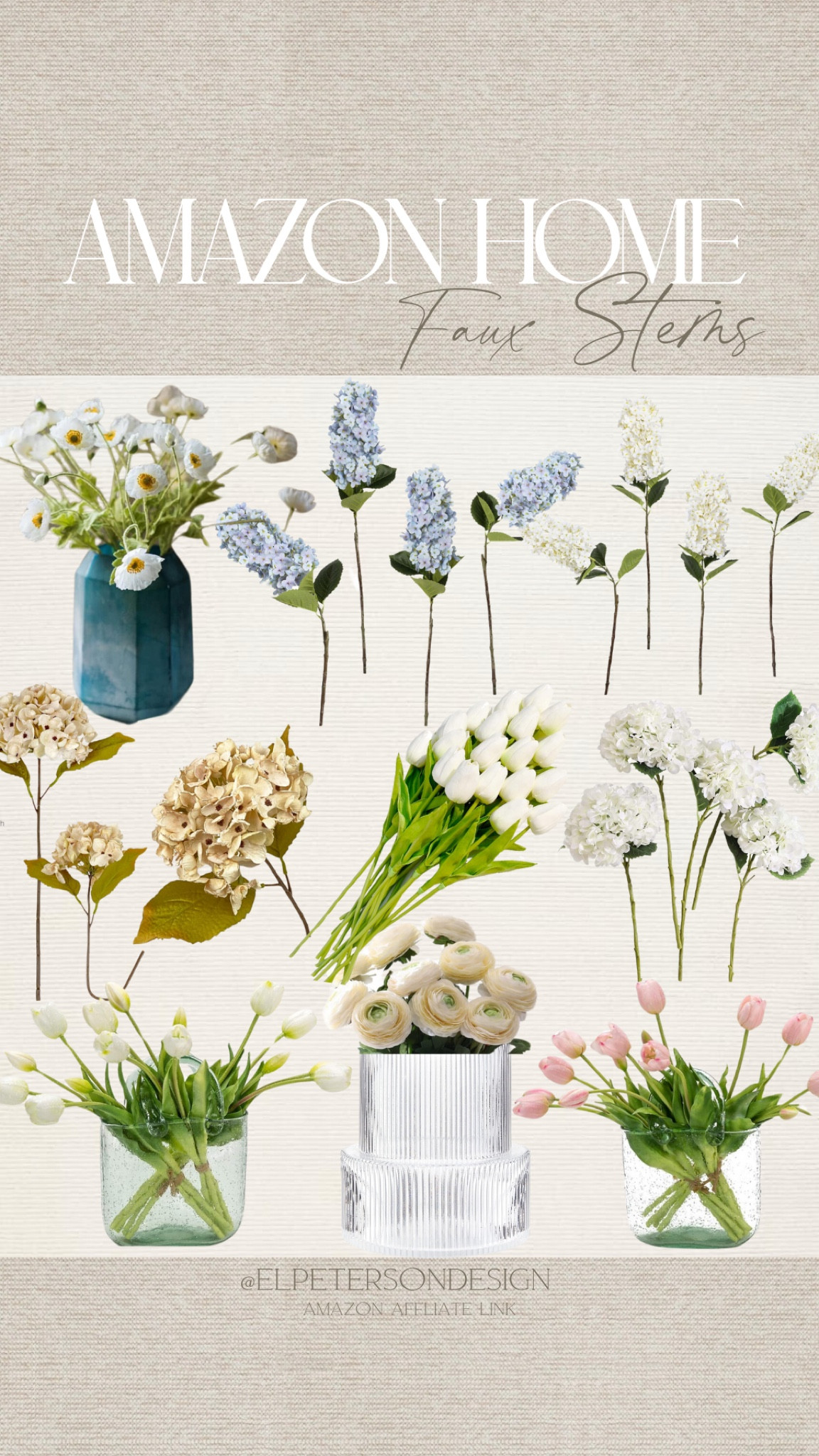 TOPIA Silk Fall Flowers Artificial … curated on LTK