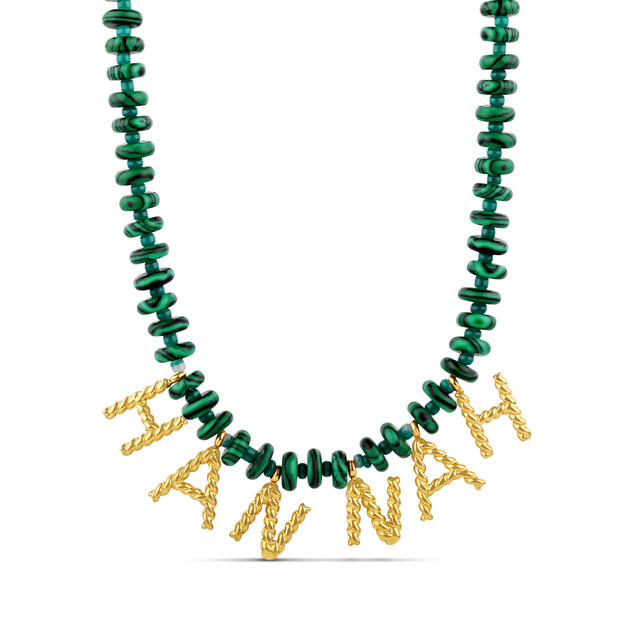 The Personalized Rope Letter Name Necklace curated on LTK