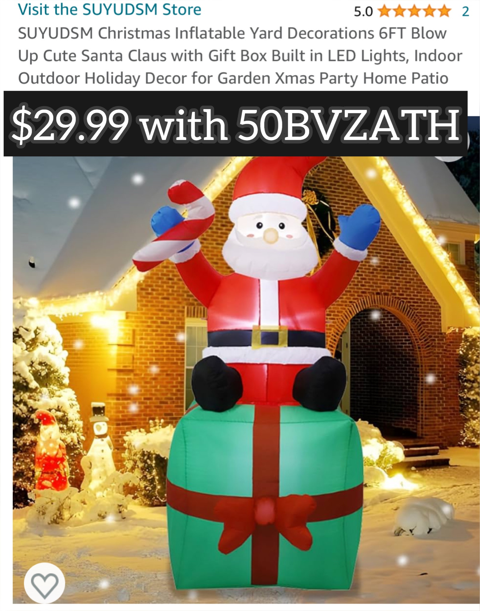 SUYUDSM Christmas Inflatable Yard … curated on LTK