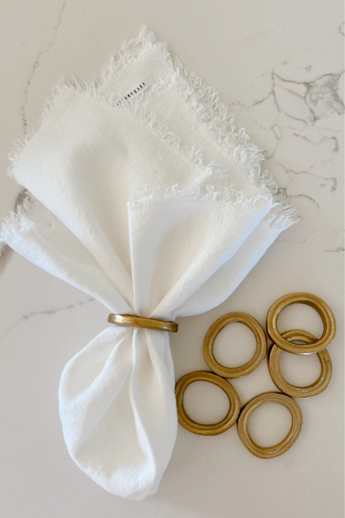 2pk Napkin Rings Gold - Threshold™ curated on LTK