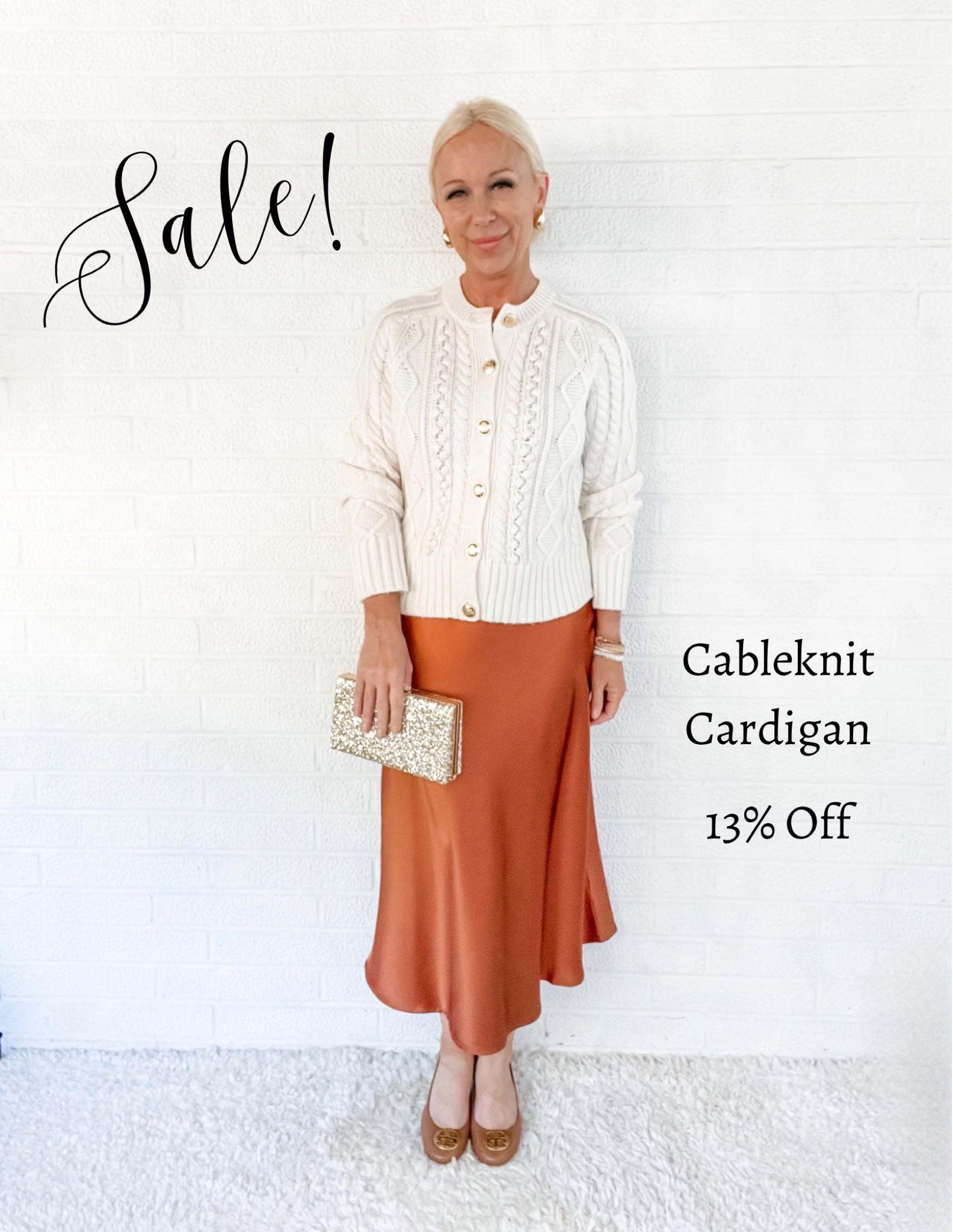 Cable-knit cardigan curated on LTK