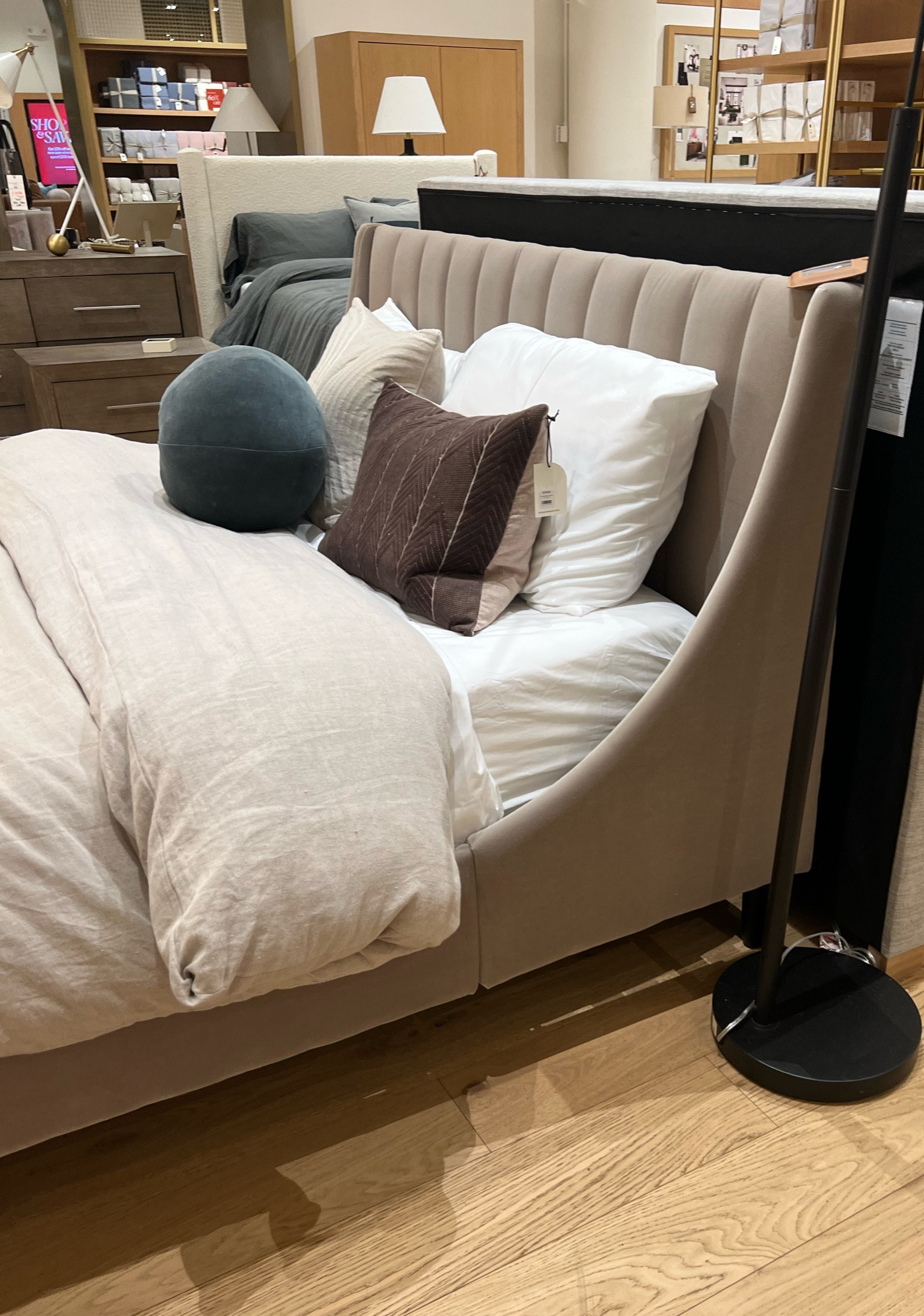 Helaina Upholstered Wingback Bed curated on LTK