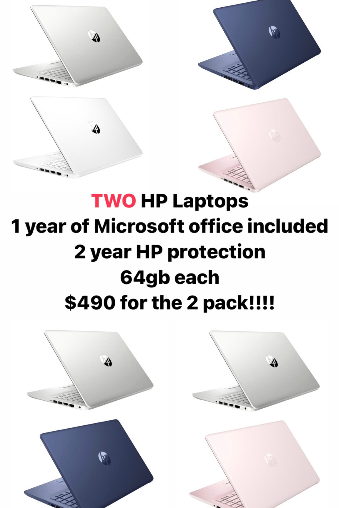 HP 2-pack 14" Intel Laptops with … curated on LTK
