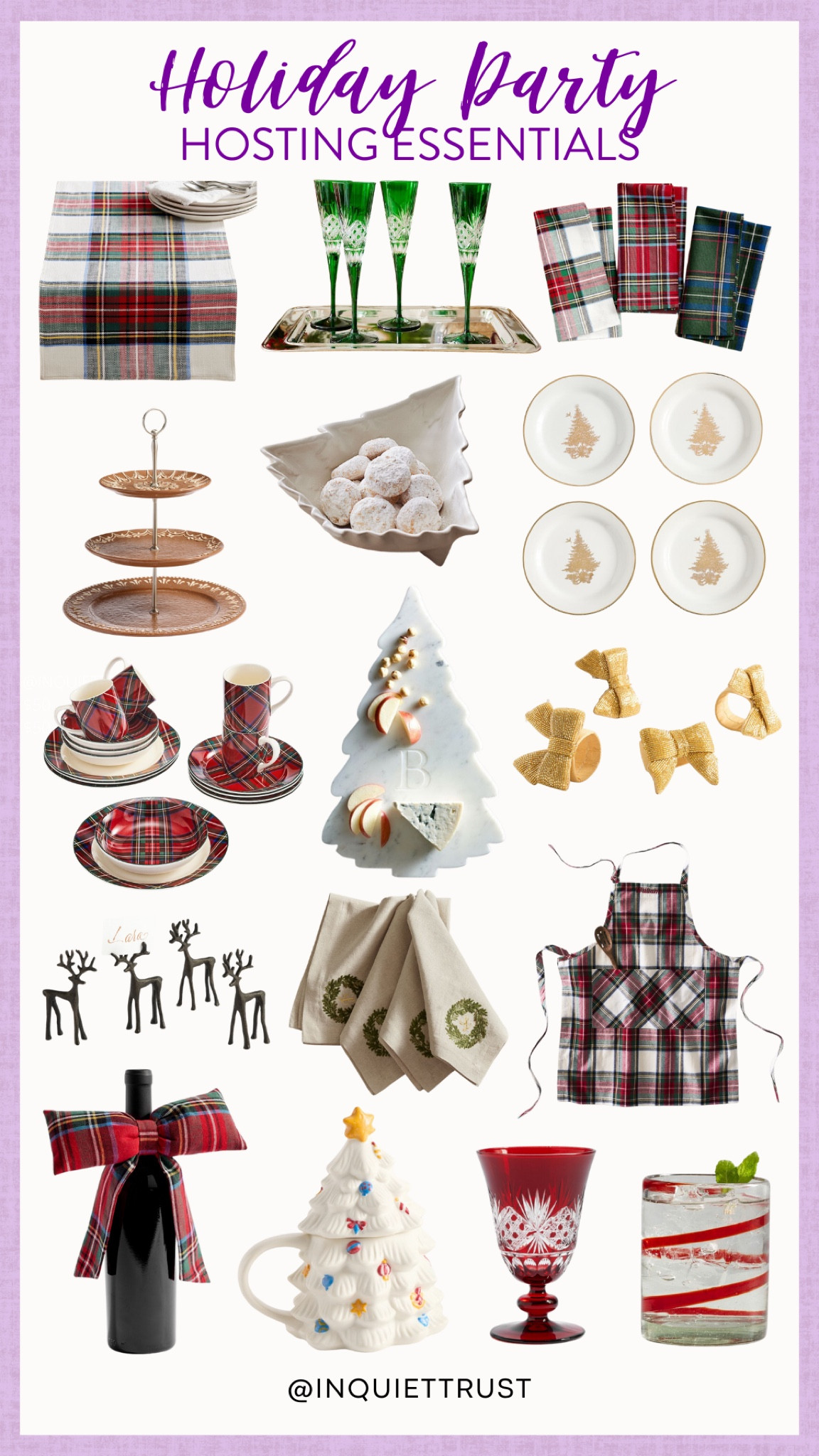 Stewart Plaid Wine Collar curated on LTK