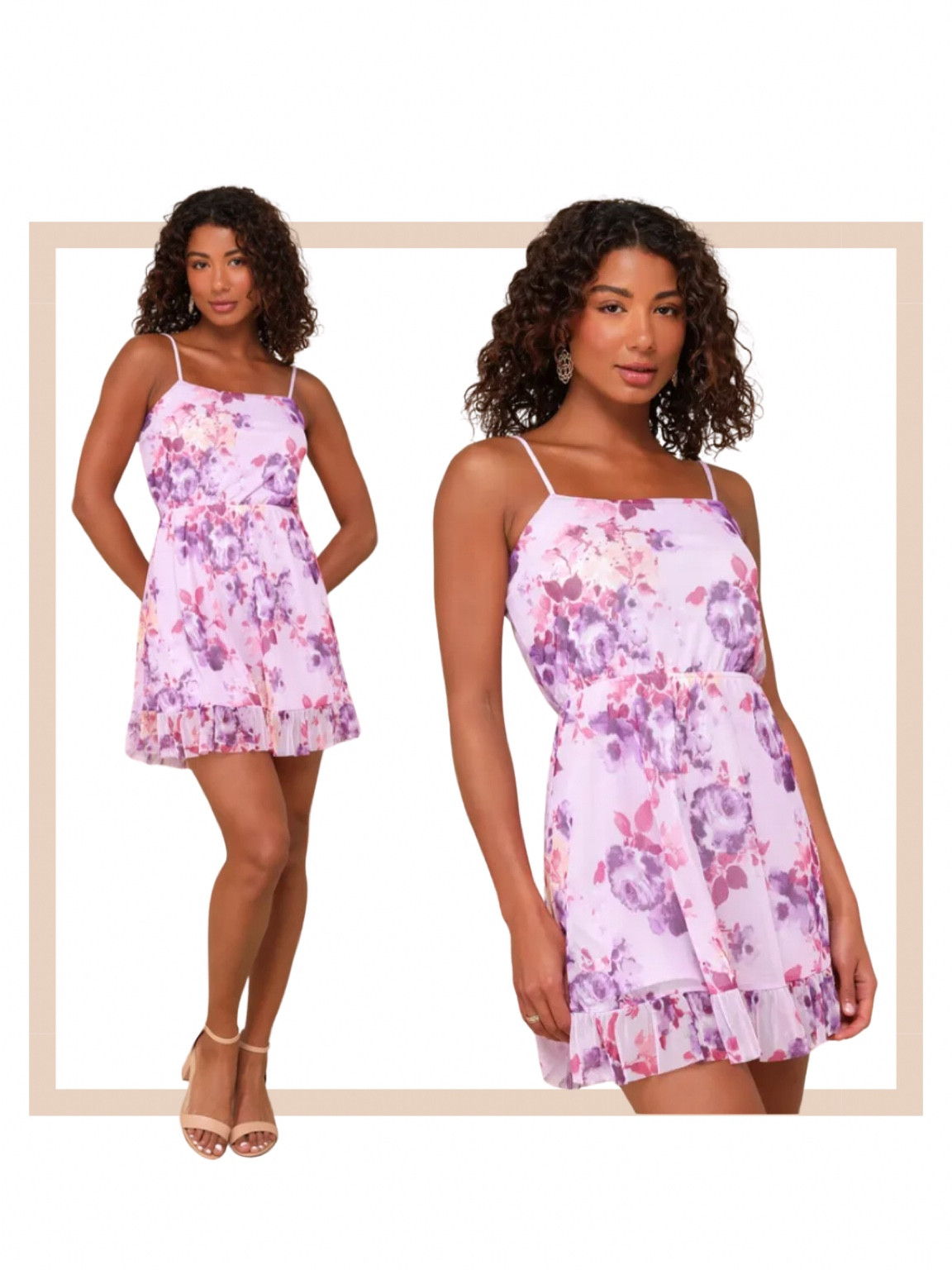 Darling Nature Lilac Floral Mesh … curated on LTK