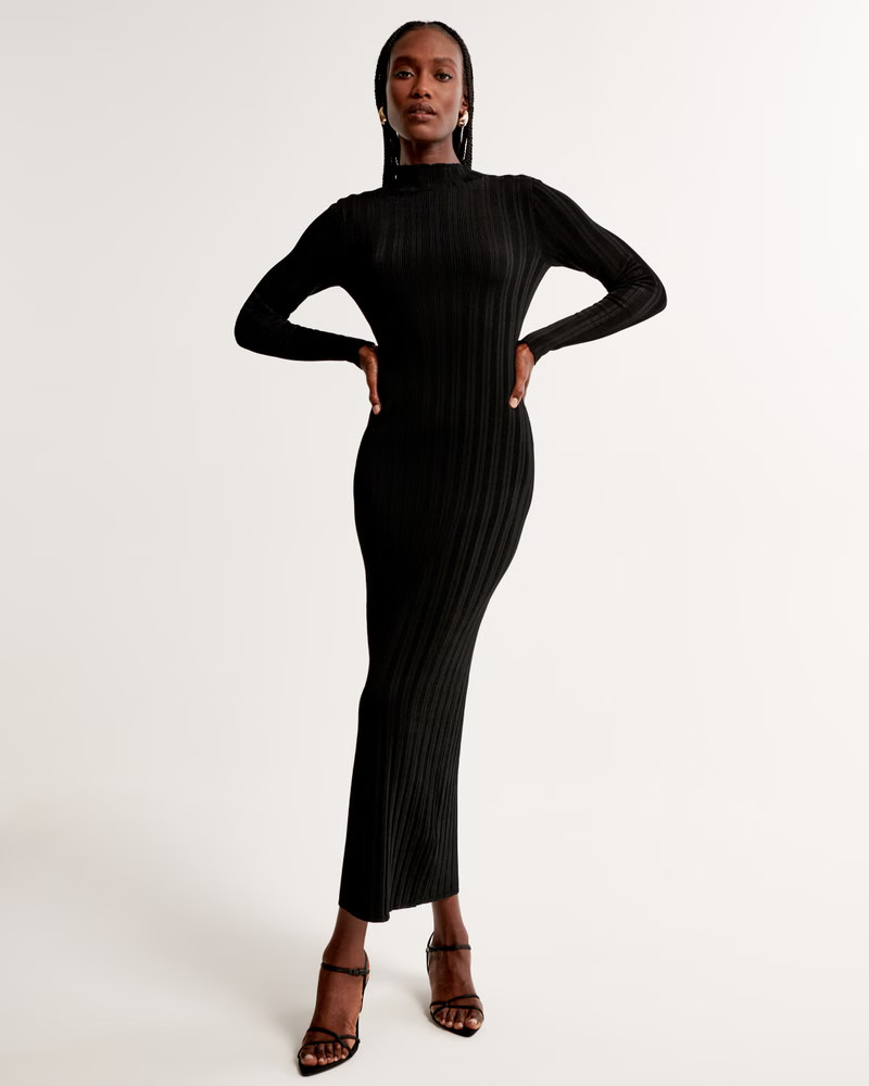 Long-Sleeve Glossy Maxi Sweater … curated on LTK