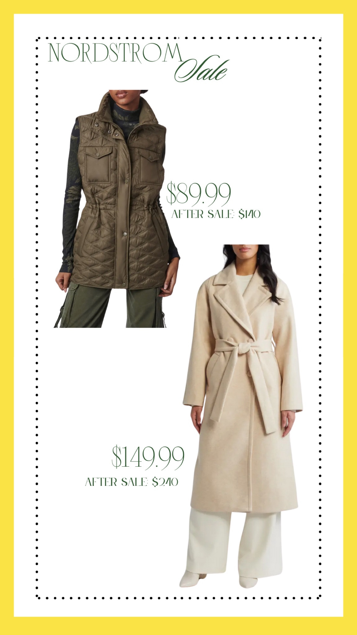 Bernardo Diamond Quilted Vest curated on LTK