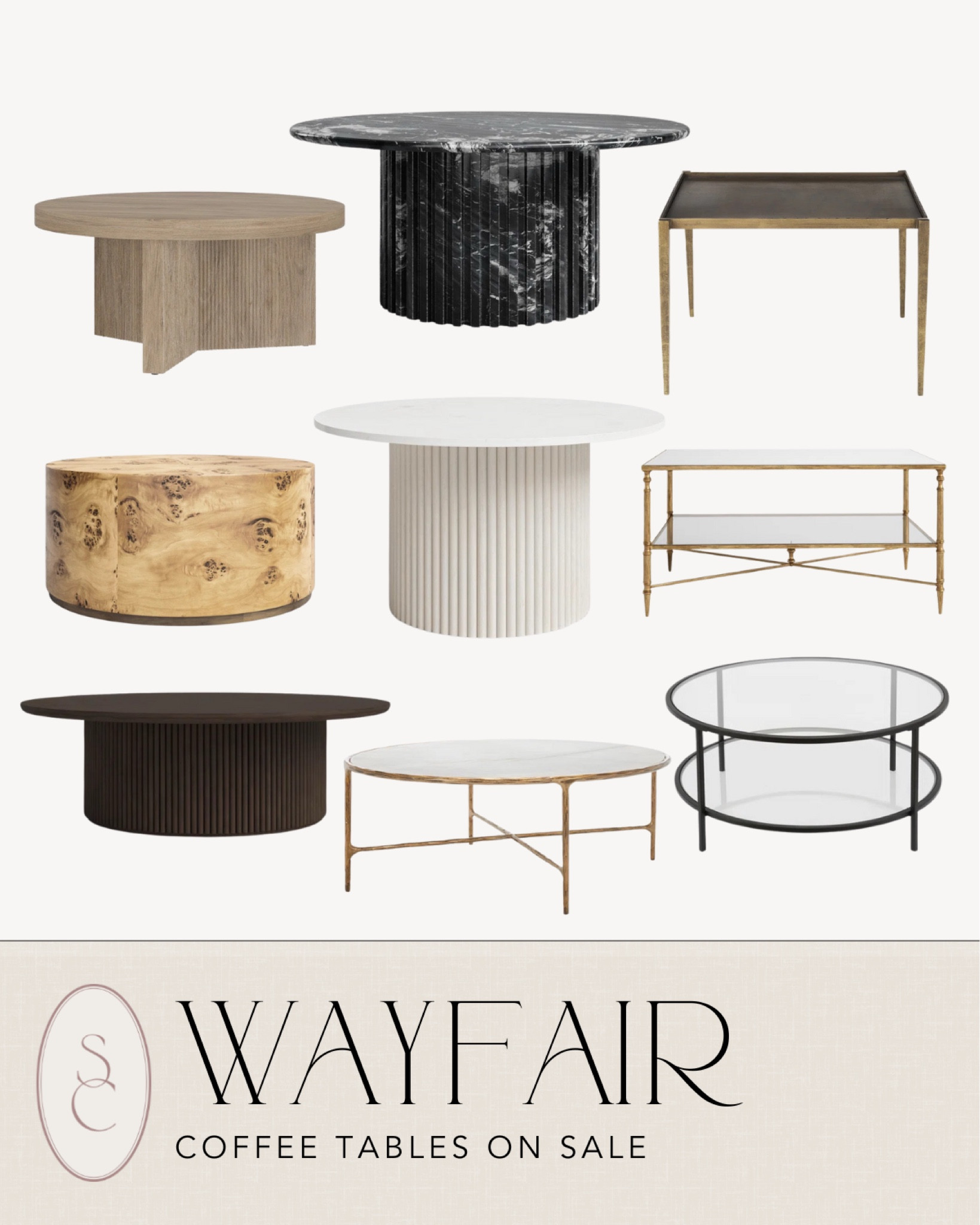 Saskya 36" Glass And Steel Round … curated on LTK