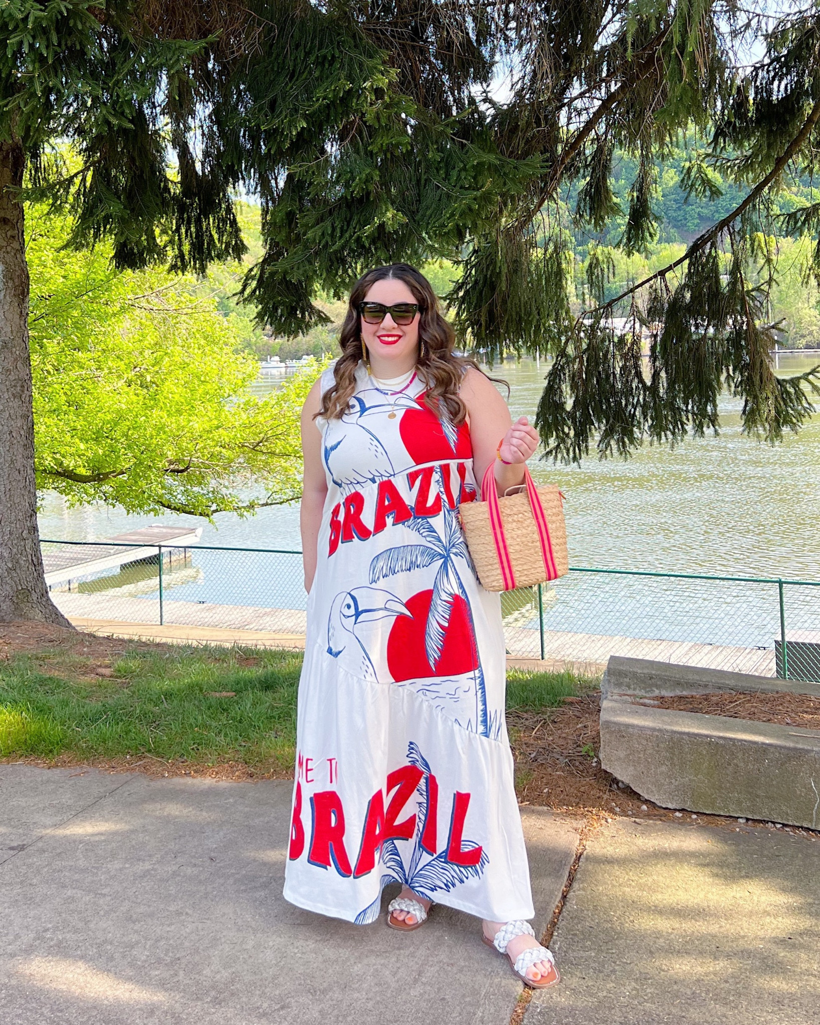 Farm Rio Sleeveless Graphic Dress curated on LTK