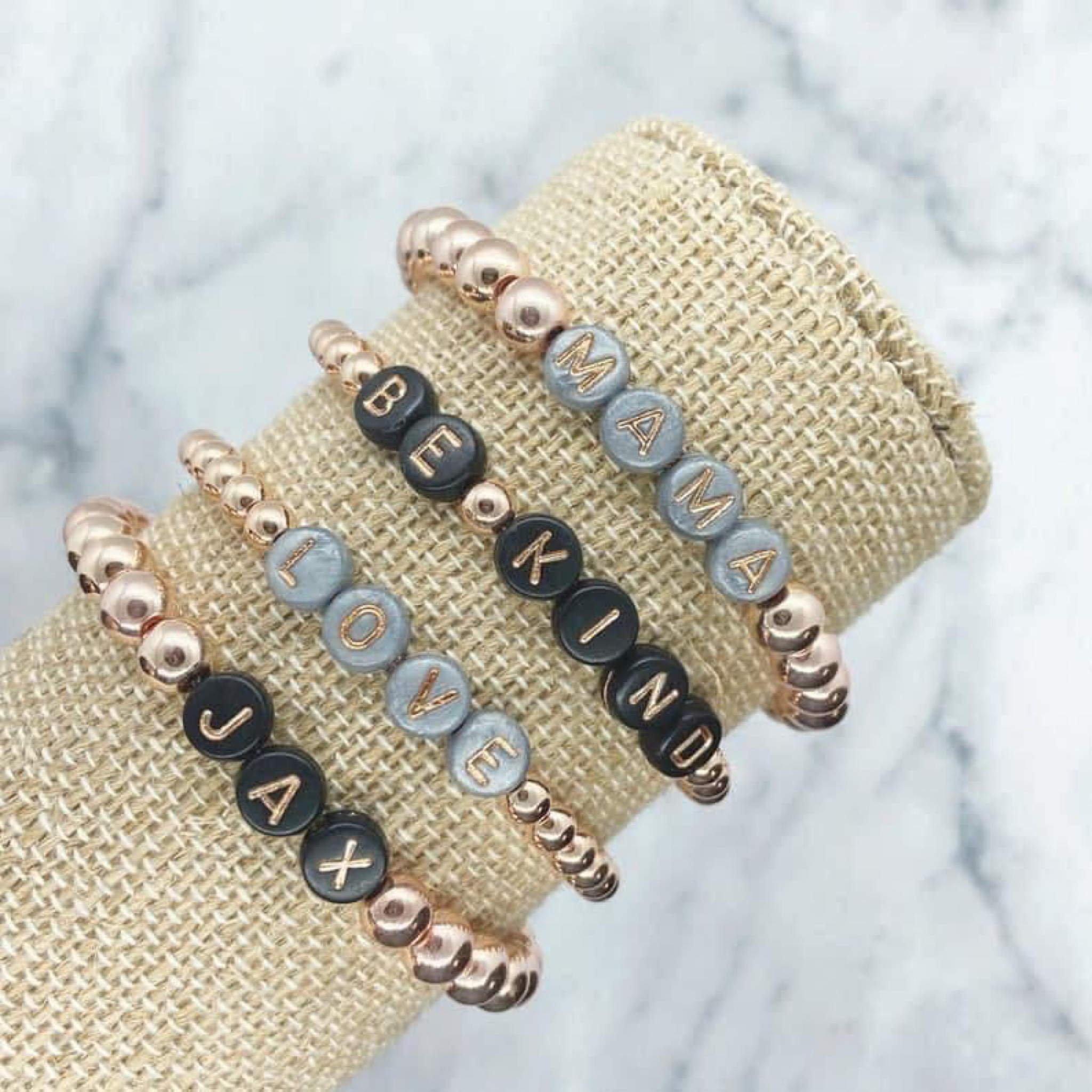Rose Gold Letter Bracelets by … curated on LTK