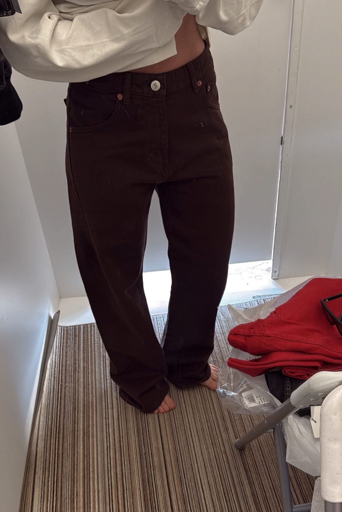 MID-RISE SLOUCHY BELT LOOP JEANS curated on LTK